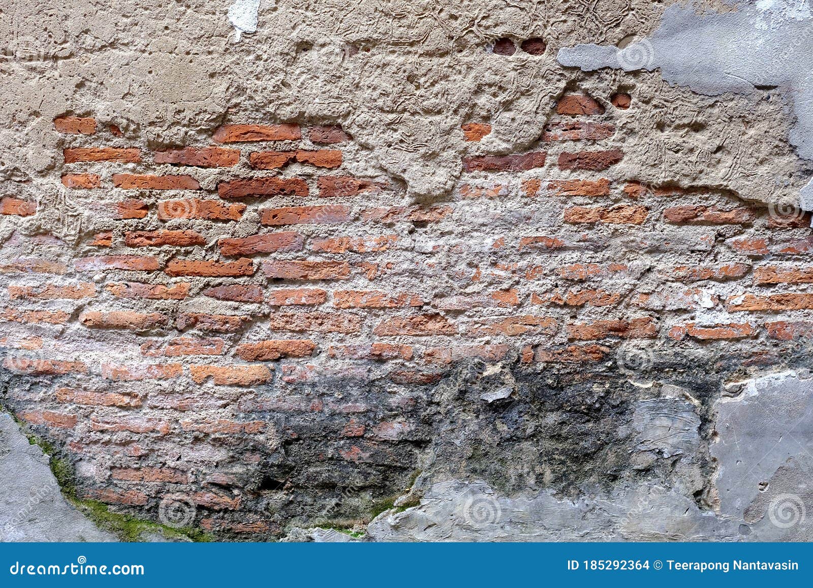 Old Broken Brick Wall Background, Suitable for Wallpaper, Backdrop ...