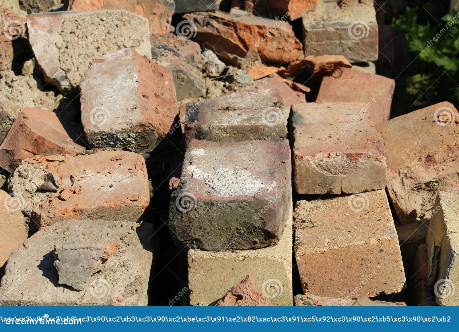 Broken brick two stock image. Image of grunge, building - 117506123
