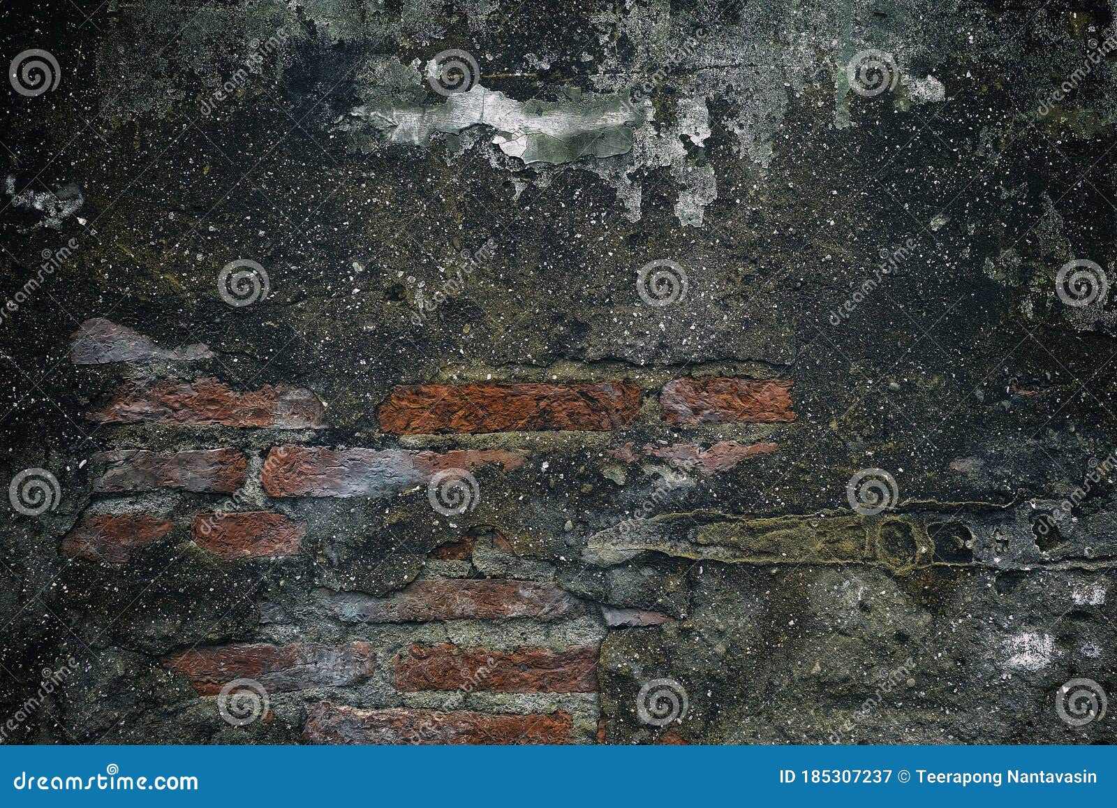 Old Broken Brick Wall Texture Background, Suitable for Wallpaper ...