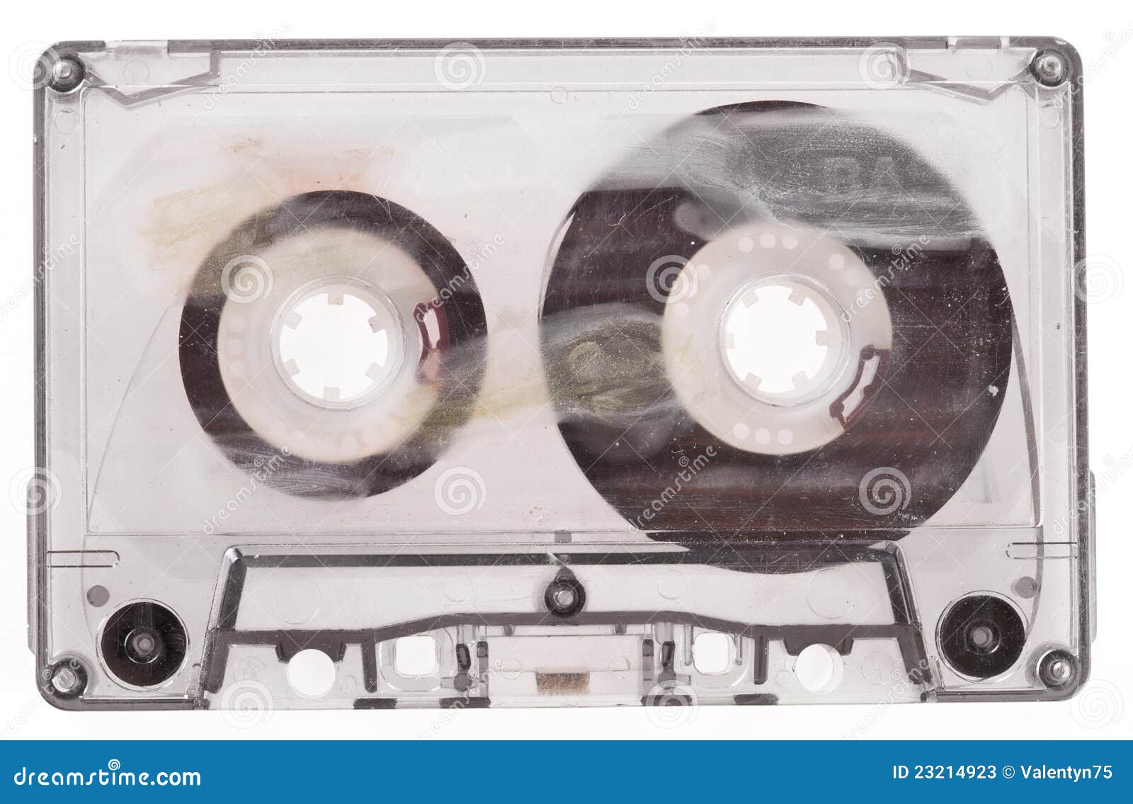 Old broken cassette. stock image. Image of media, tape - 23214923