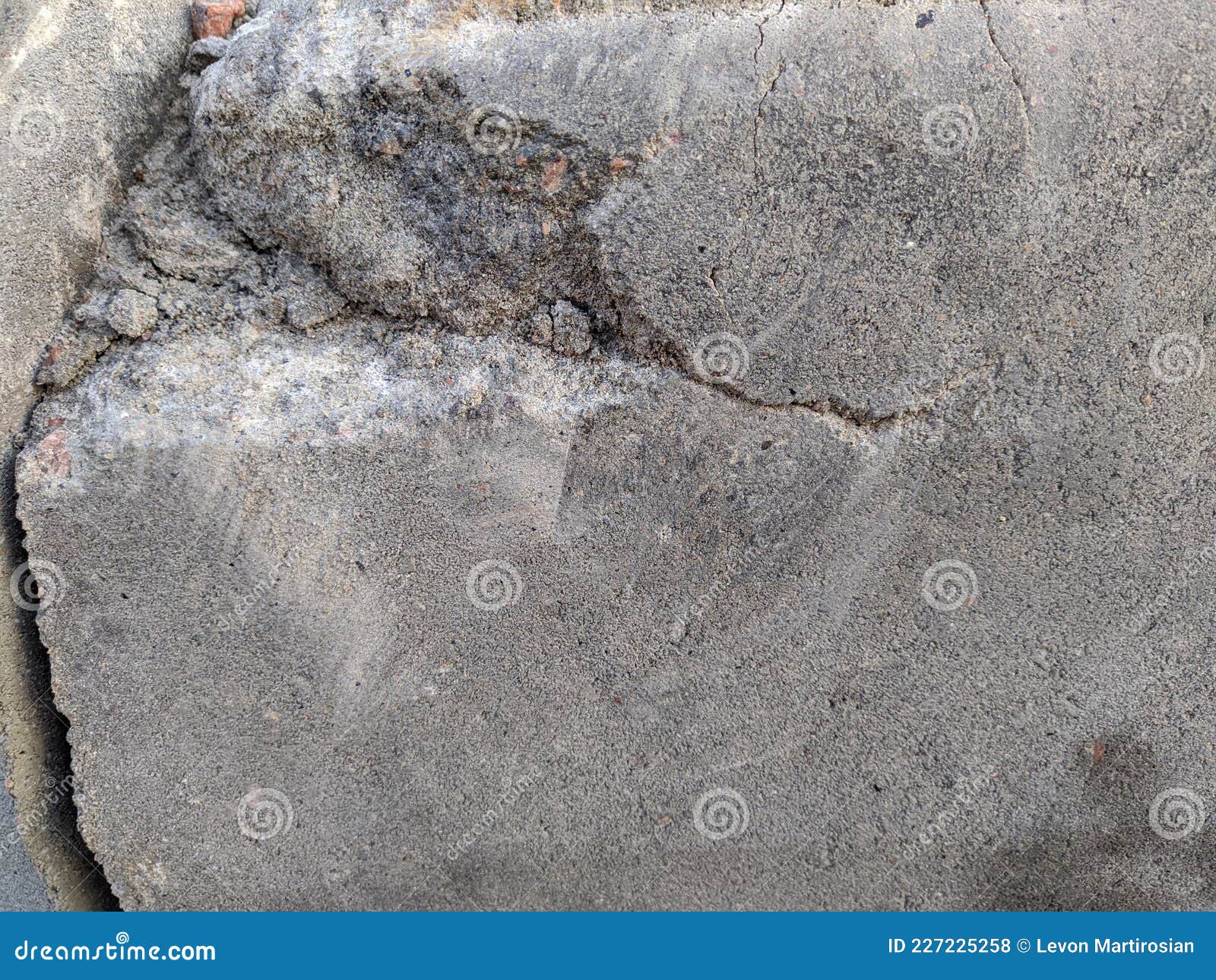 Concrete Curb Installation. String Line Level Guide Is Stretched ...