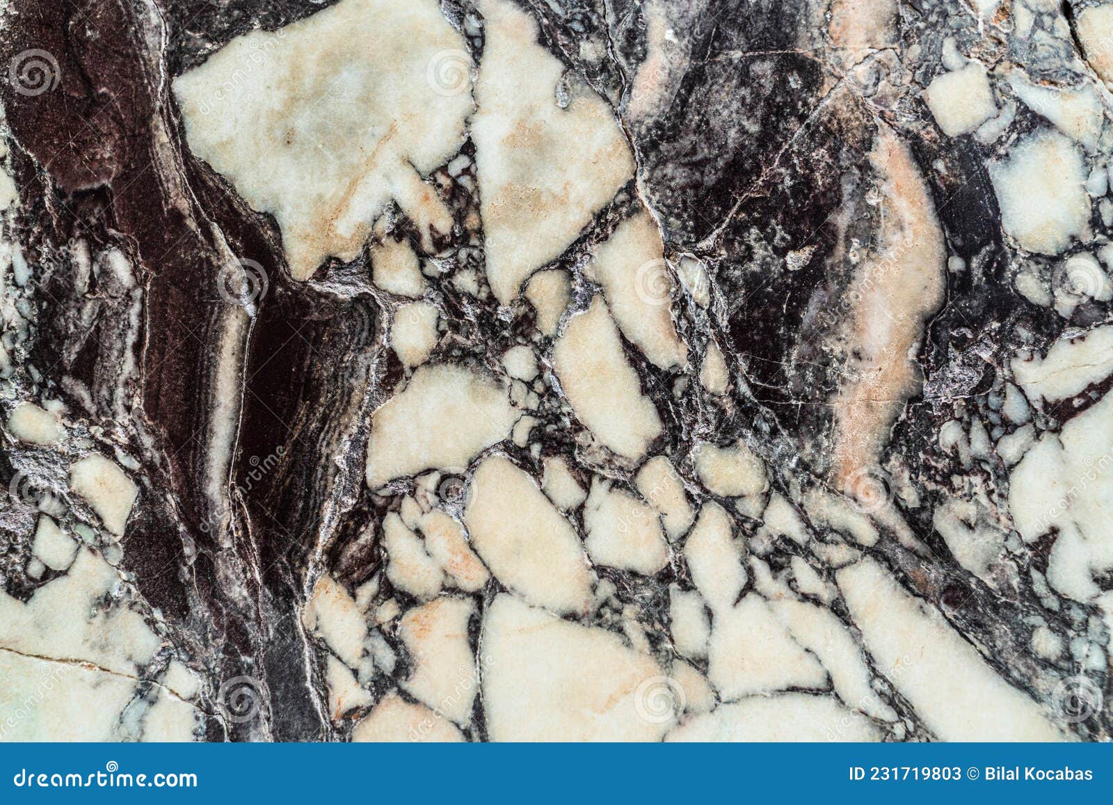 Old, Broken, Cracked Marble. Repaired Marble Stock Image - Image of ...