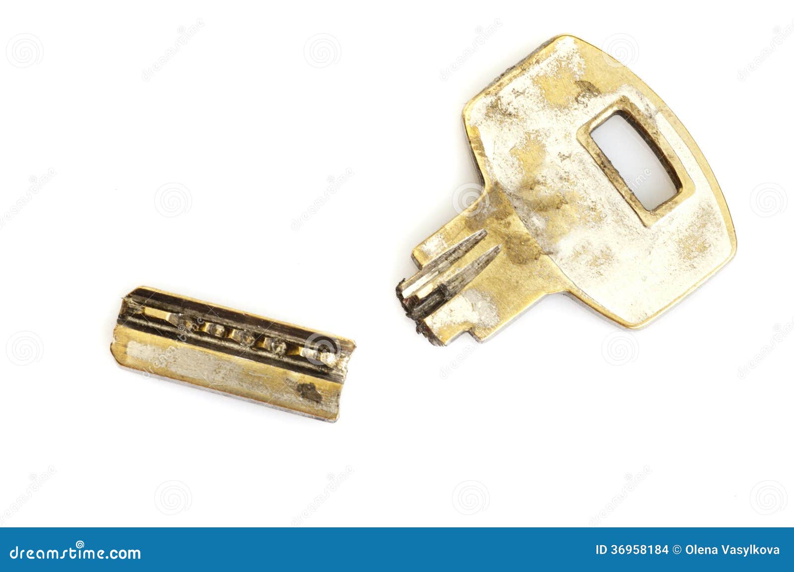 Old broken key stock photo. Image of blank, entrance - 36958184
