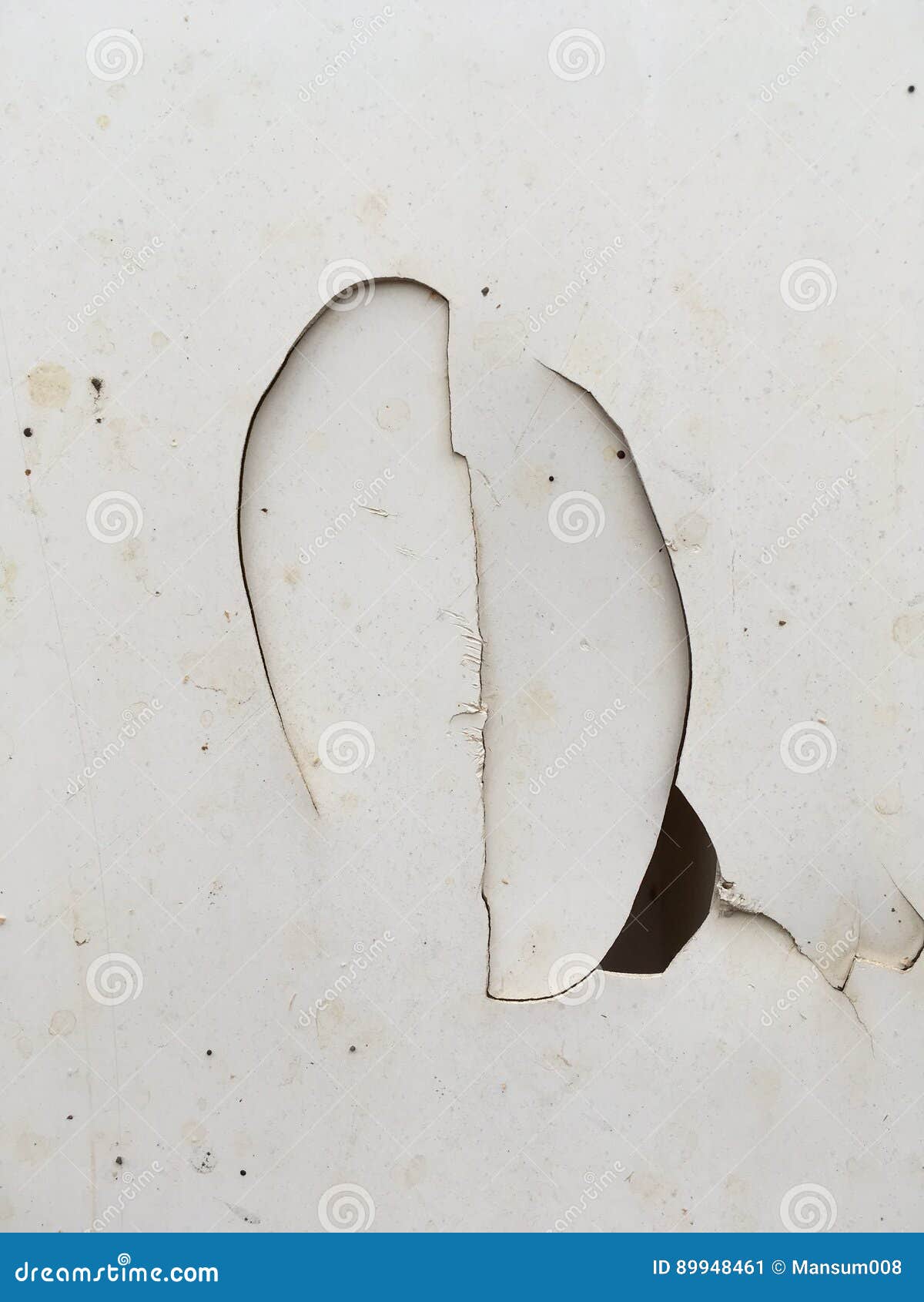 A Broken Plastic Chair In Village Royalty-Free Stock Photo ...