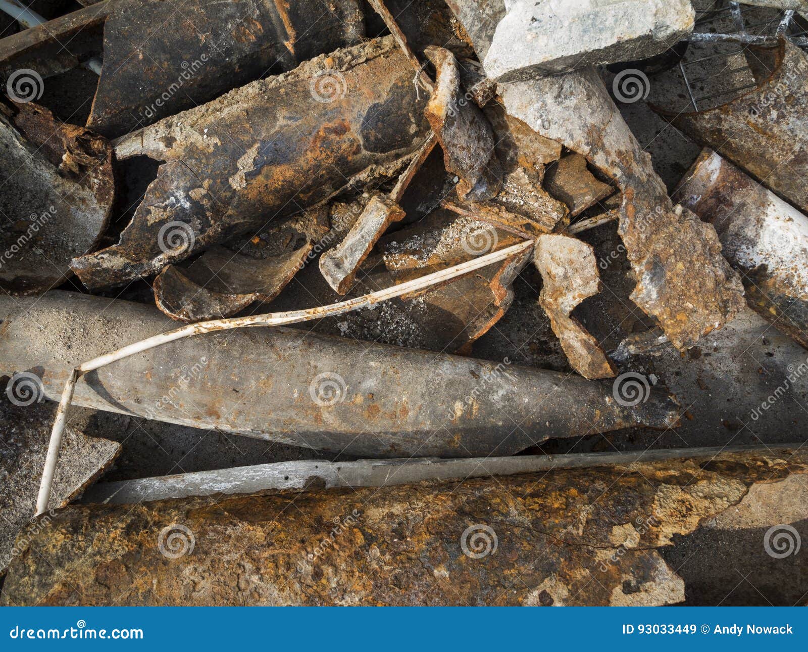 Old Broken sewage pipes stock image. Image of stainless - 93033449