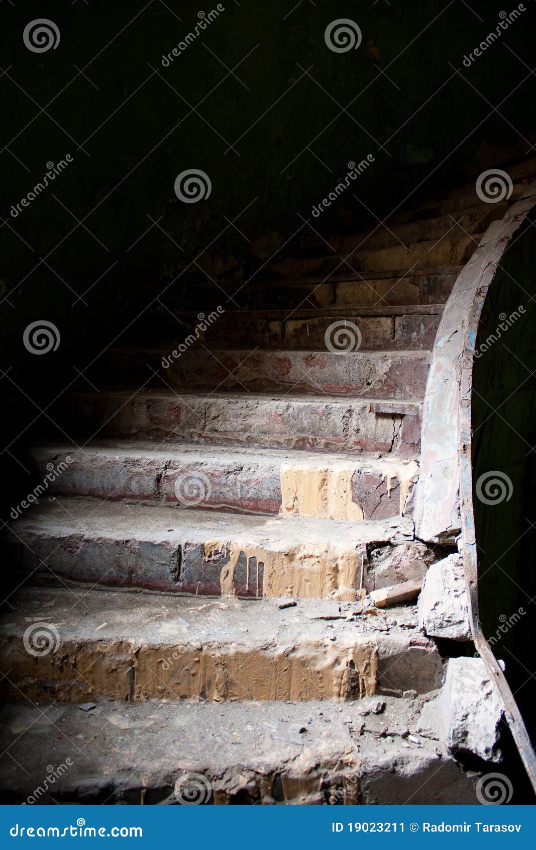 Old broken staircase stock image. Image of staircase - 19023211