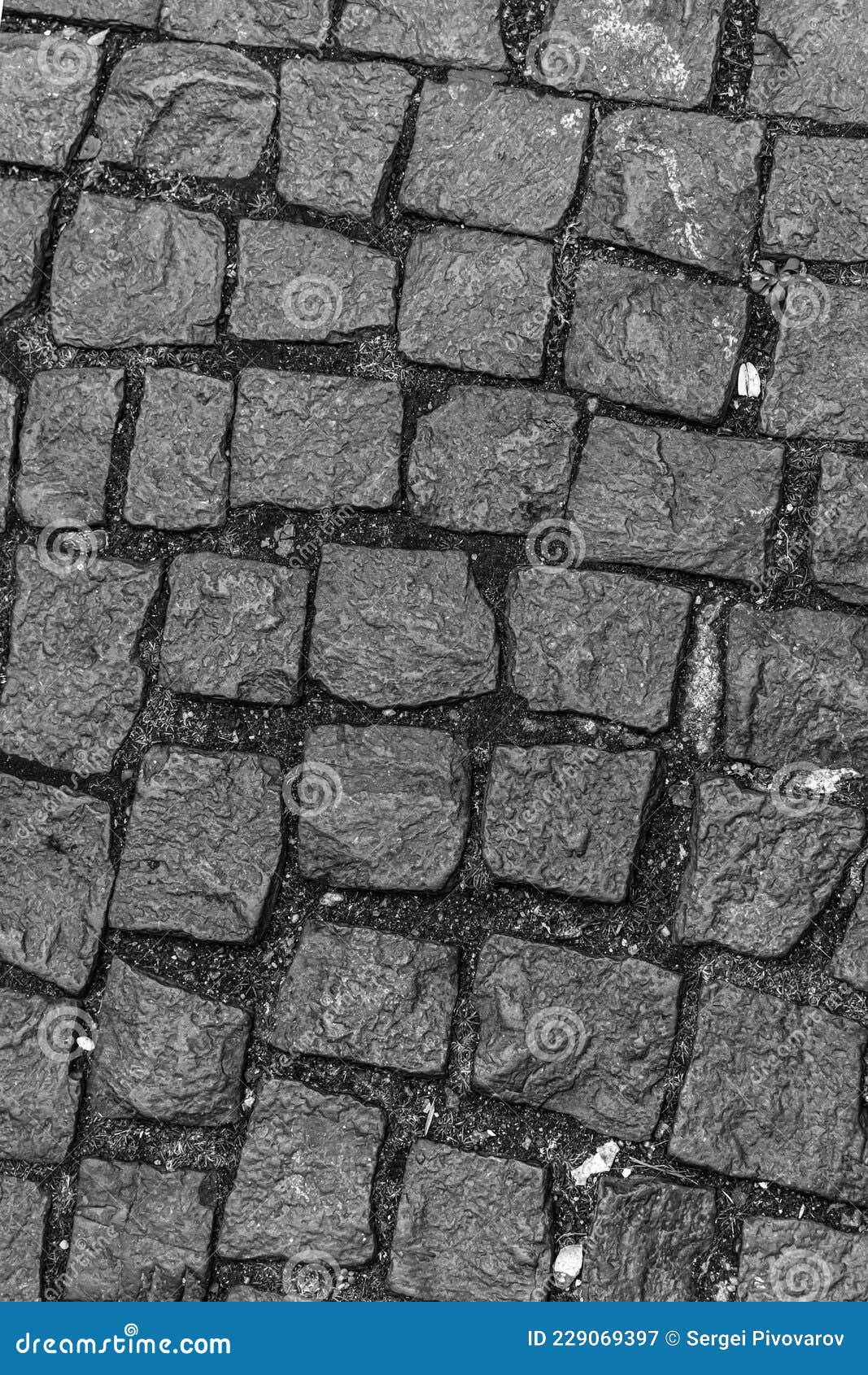 Old Broken Stone Path in Cobble Garden Close Up Stock Image - Image of ...