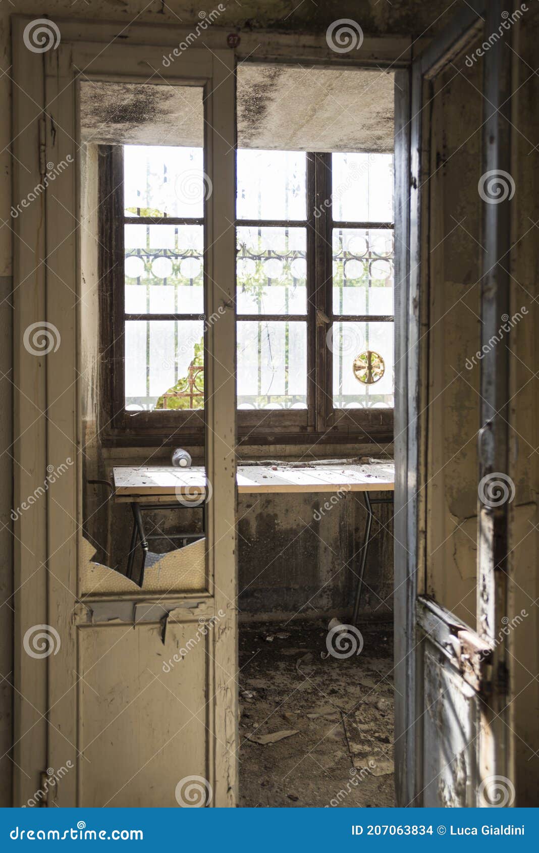 An Old Broken Wooden Window Stock Photo - Image of rusteaten, aged ...