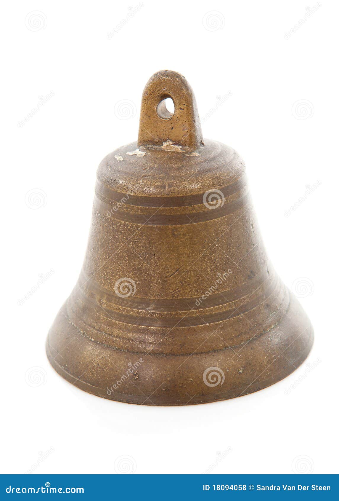 Old bronze bell stock photo. Image of ding, bronze, golden - 18094058