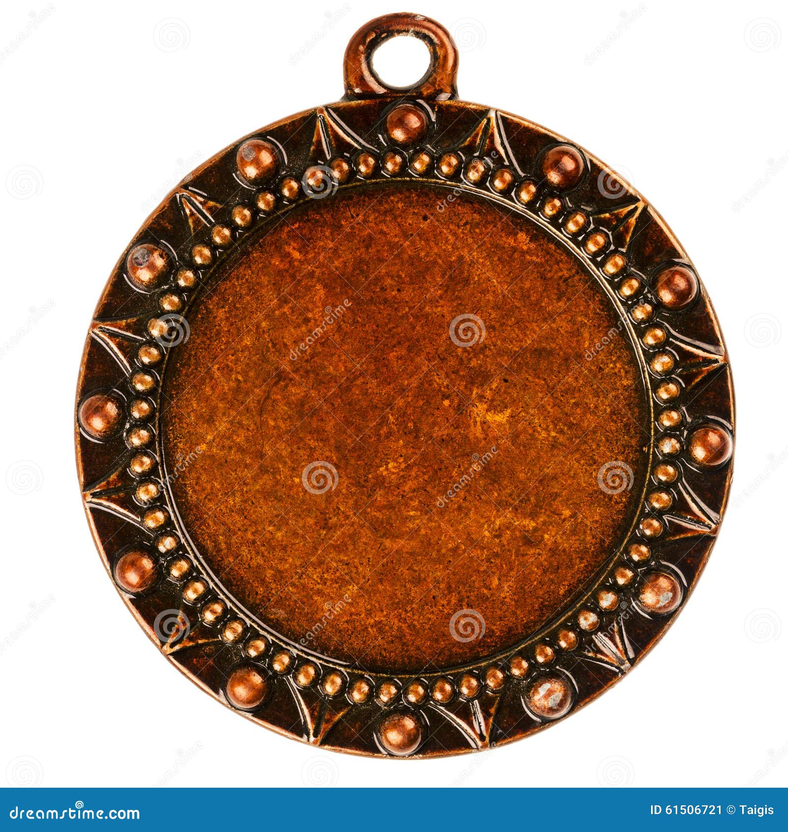 Old Bronze Medal Stock Photo - Image: 61506721