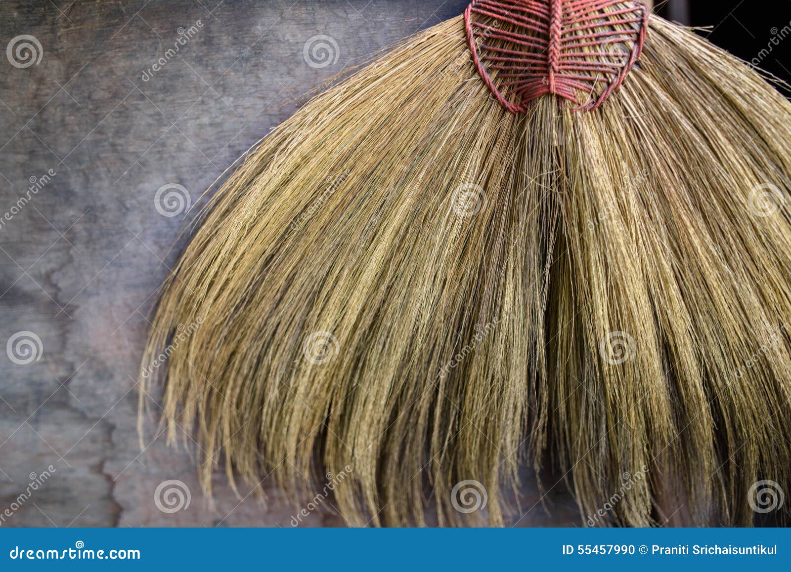 Old Broom At Wood Background Stock Photography | CartoonDealer.com ...