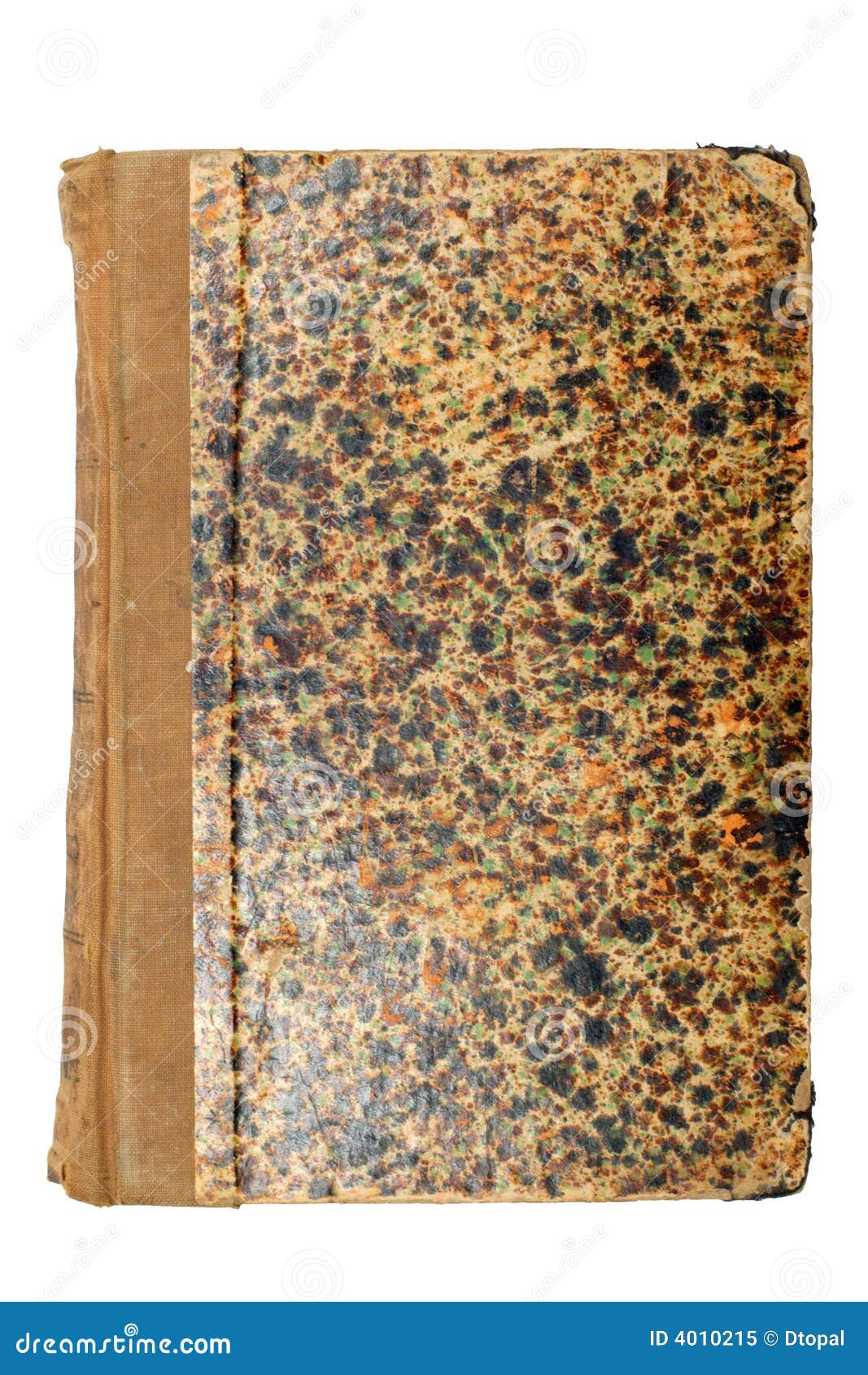 Old brown book cover stock image. Image of reading, blank - 4010215