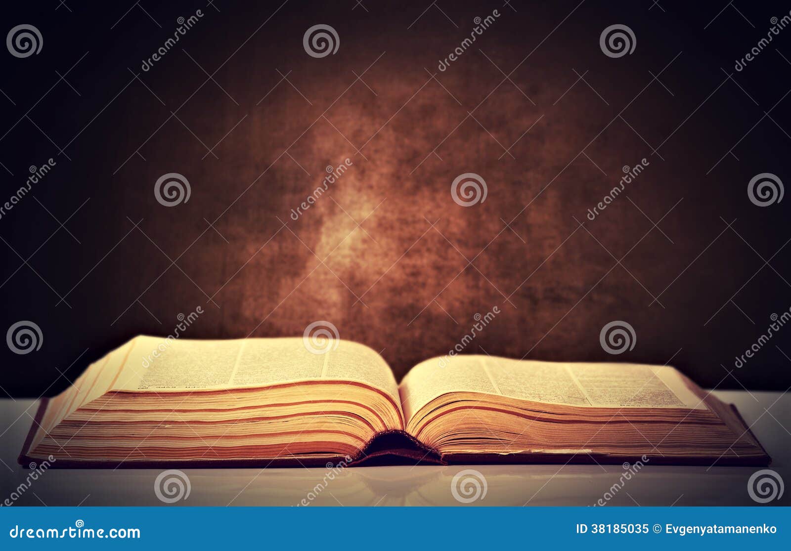Old brown book opened stock image. Image of design, blank - 38185035