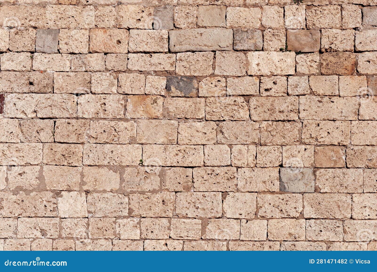 Old Brown Limestone Wall Background Stock Photo - Image of abstract ...