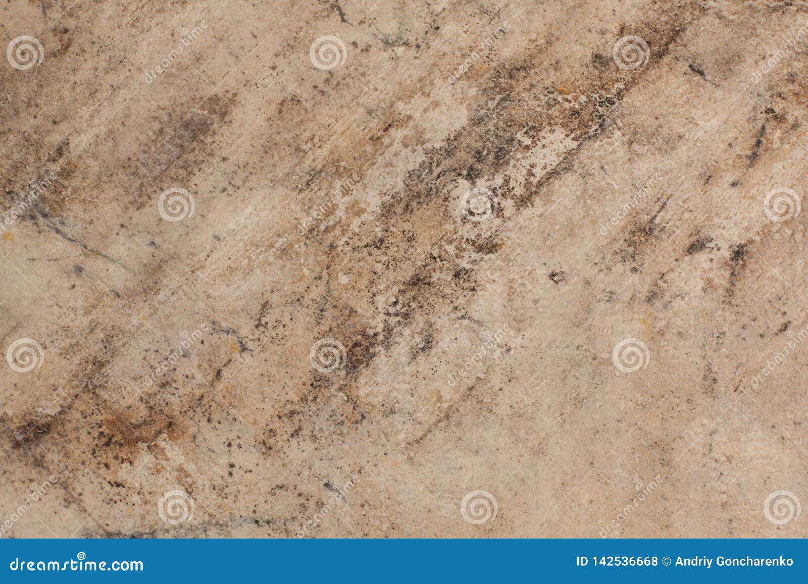 Old Linoleum, Which For A Long Time Lay On The Floorboard. Grunge ...