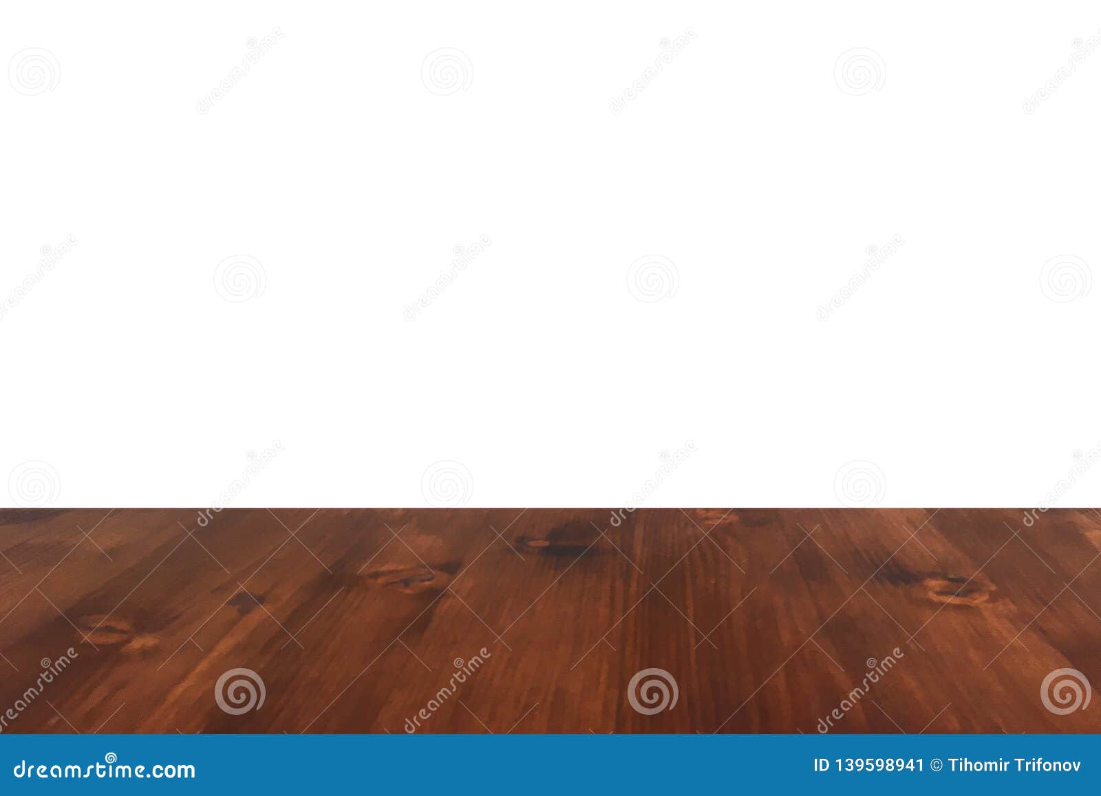 Old Brown Oak Wood Table Isolated on White Background Stock Image ...