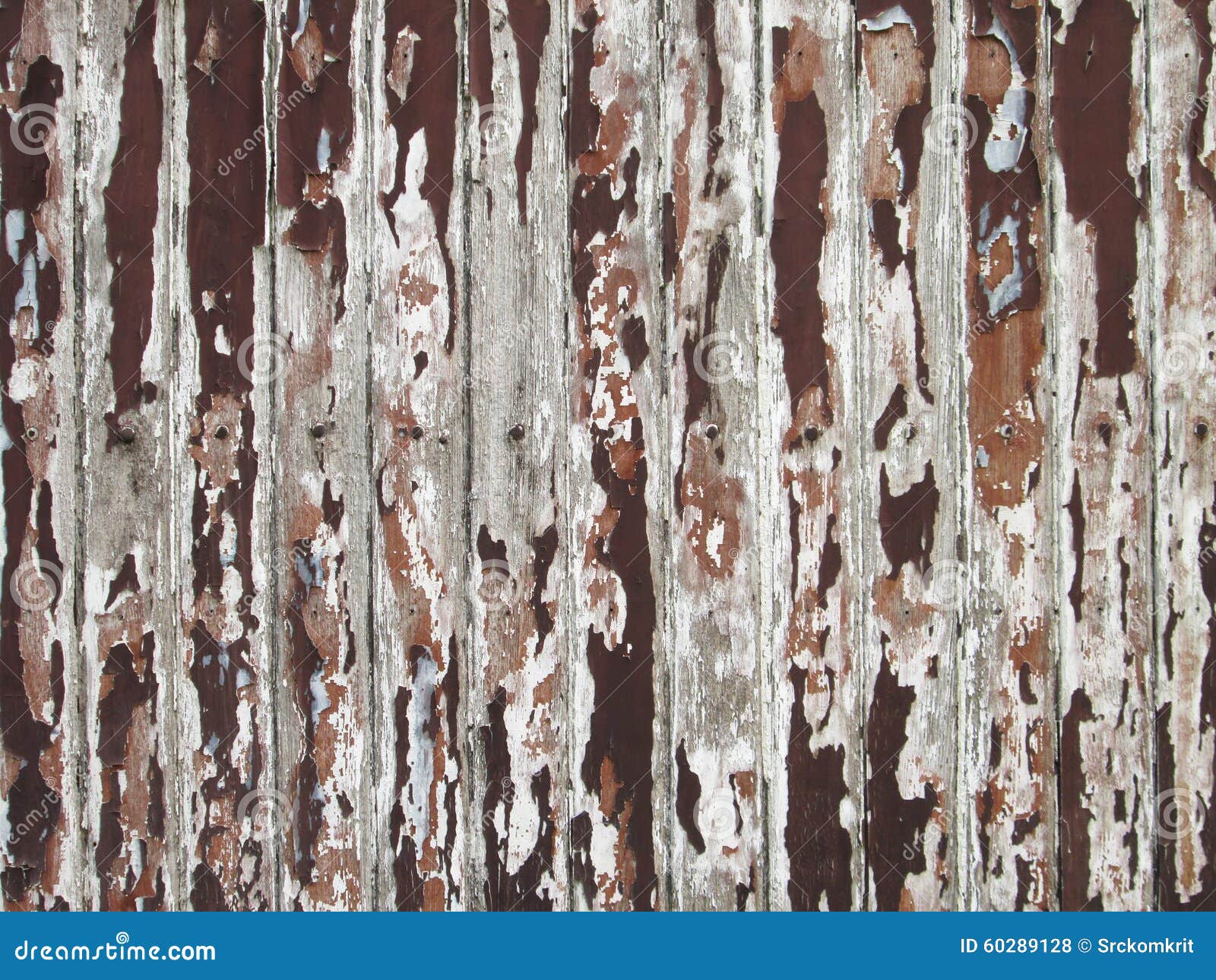 Old Brown Paint Coming Off Wooden Boards Stock Photo - Image of decay ...