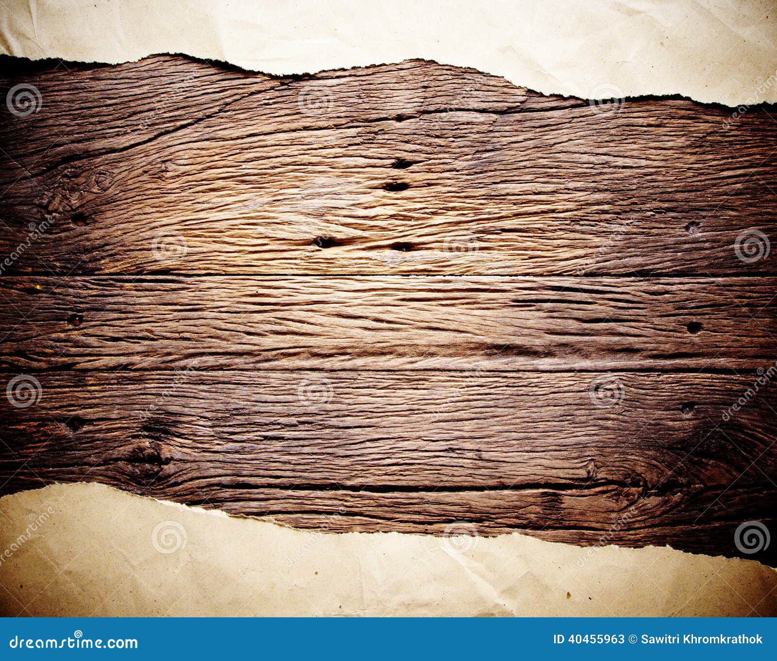 Paper On Old Wood Texture Royalty-Free Stock Photo | CartoonDealer.com ...