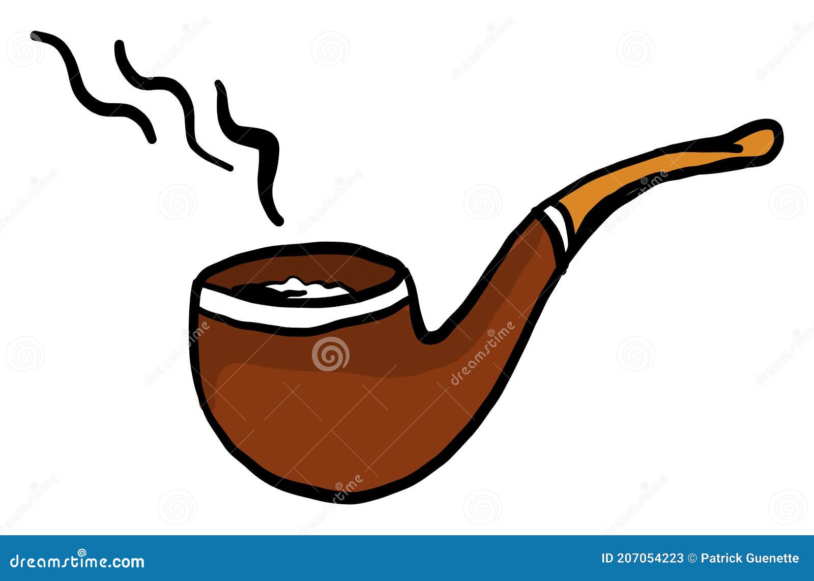 Old Brown Pipe,illustration,vector Stock Vector - Illustration of pipe ...