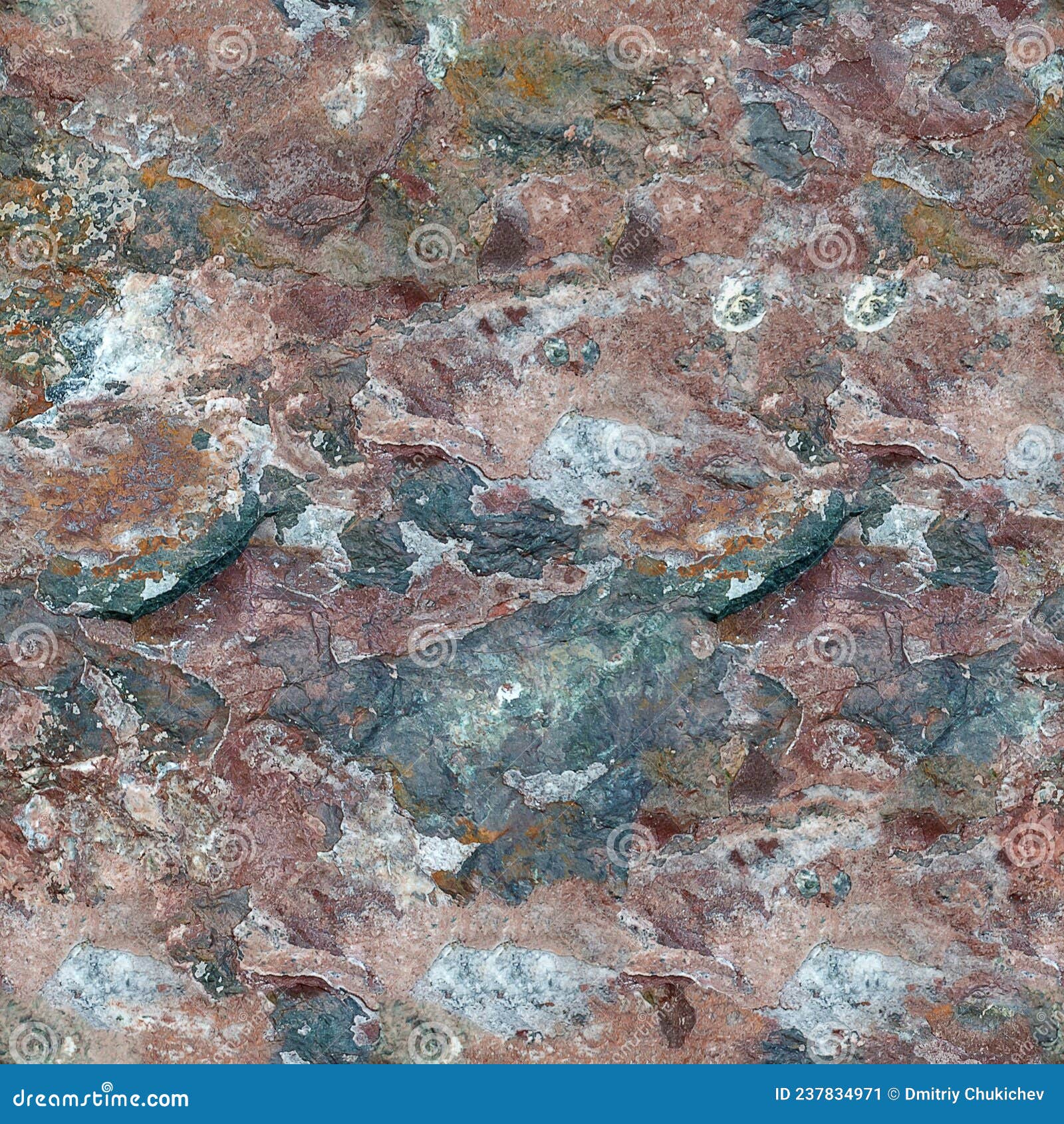 An Old Brown Spotted Stone. Seamless Texture Stock Illustration ...