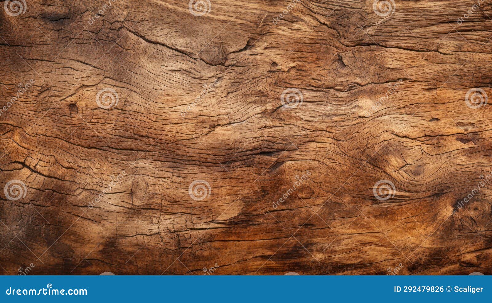 Old Brown Wood Texture Background, Cracked Timber with Wavy Structure ...