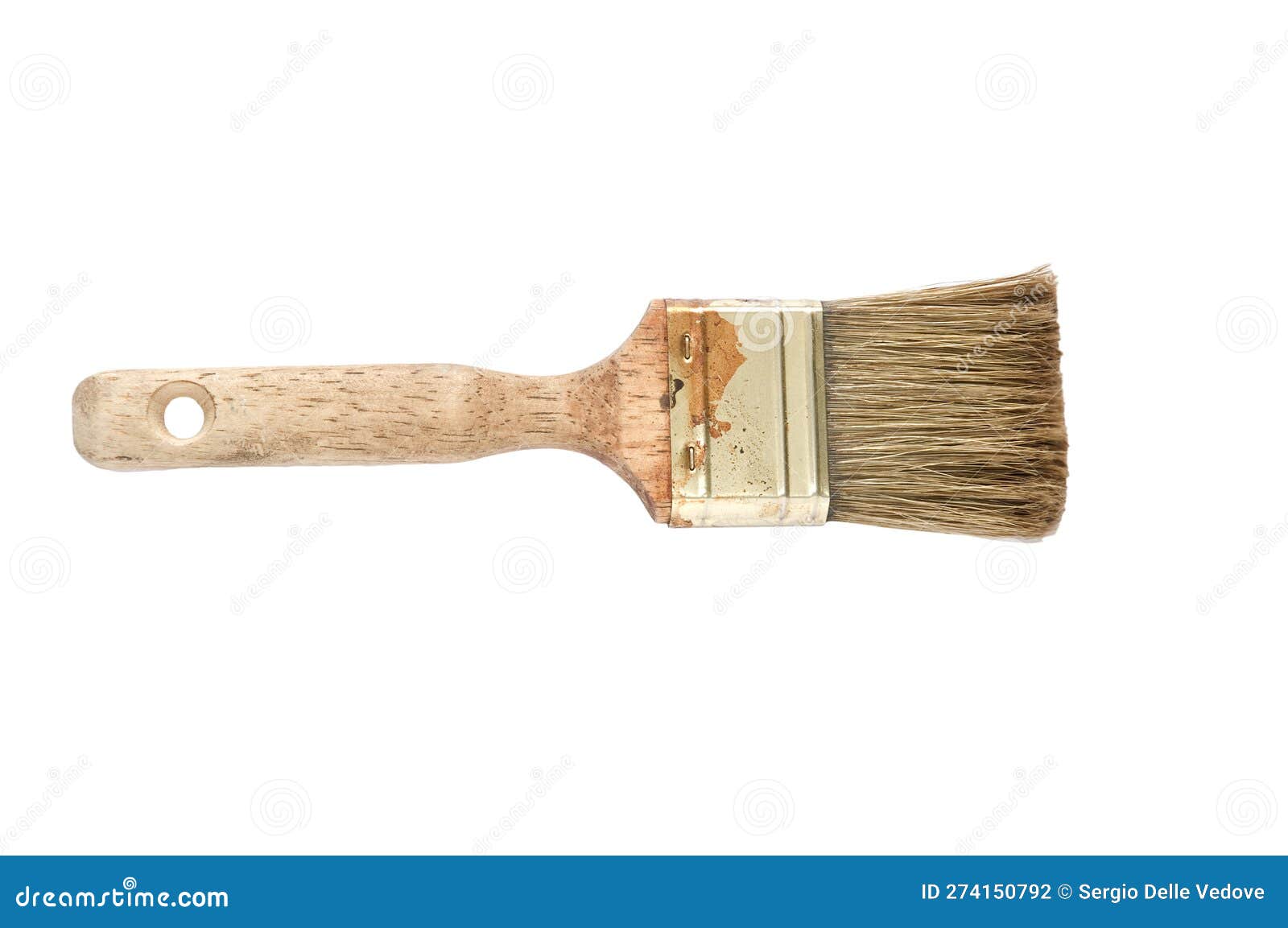 Old brush stock photo. Image of wood, leather, metal - 274150792