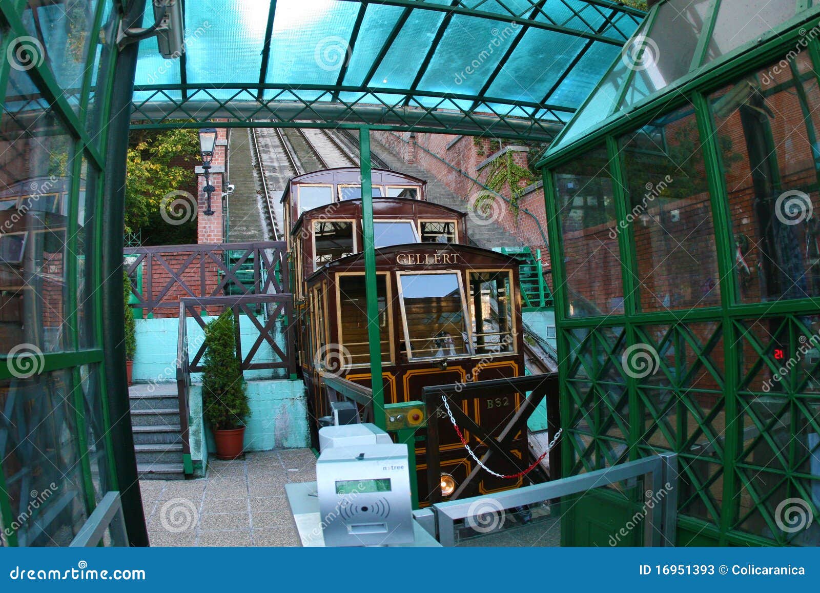Old Budapest funicular editorial stock photo. Image of historical ...