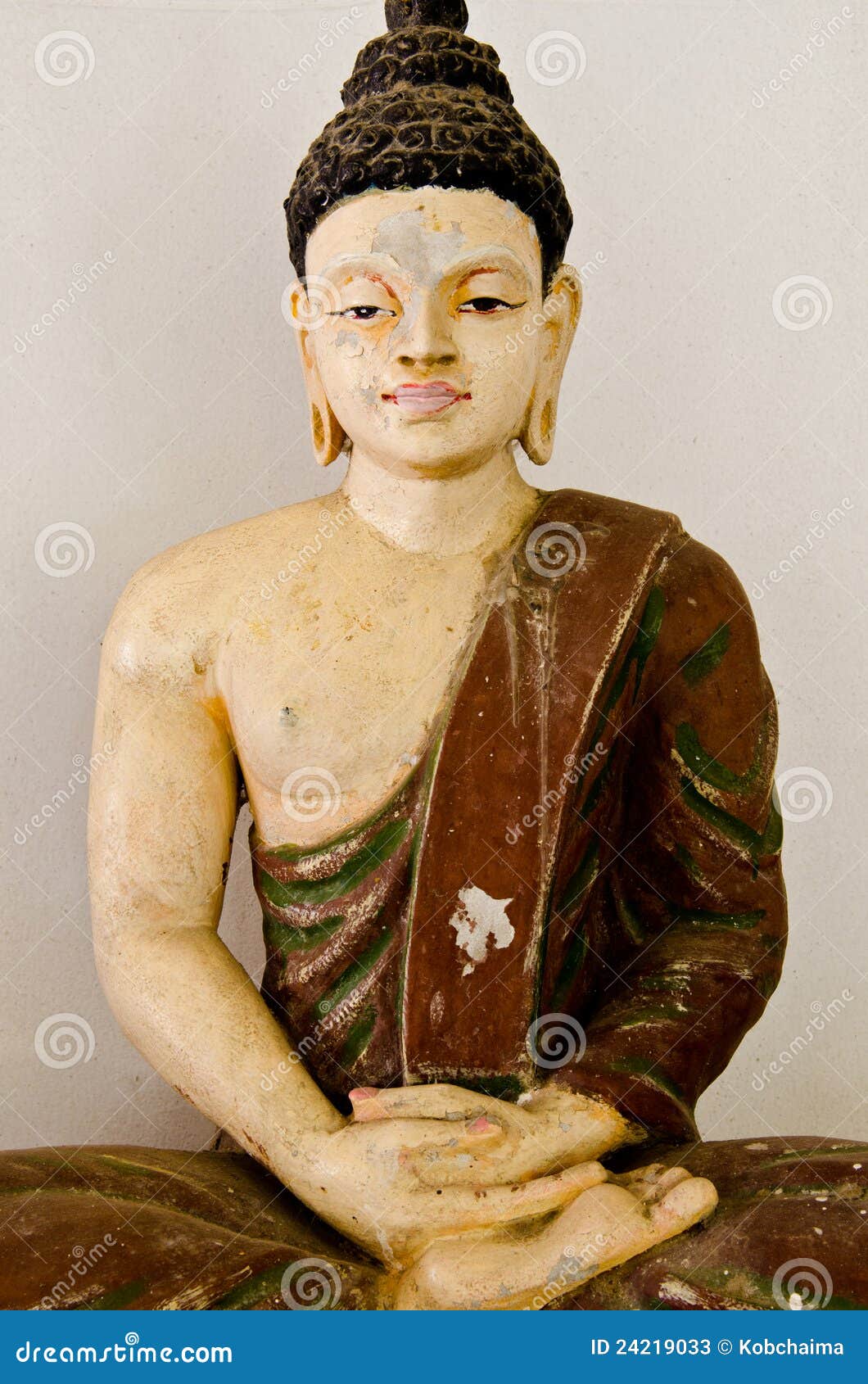 Old buddha statue stock image. Image of travel, antique - 24219033