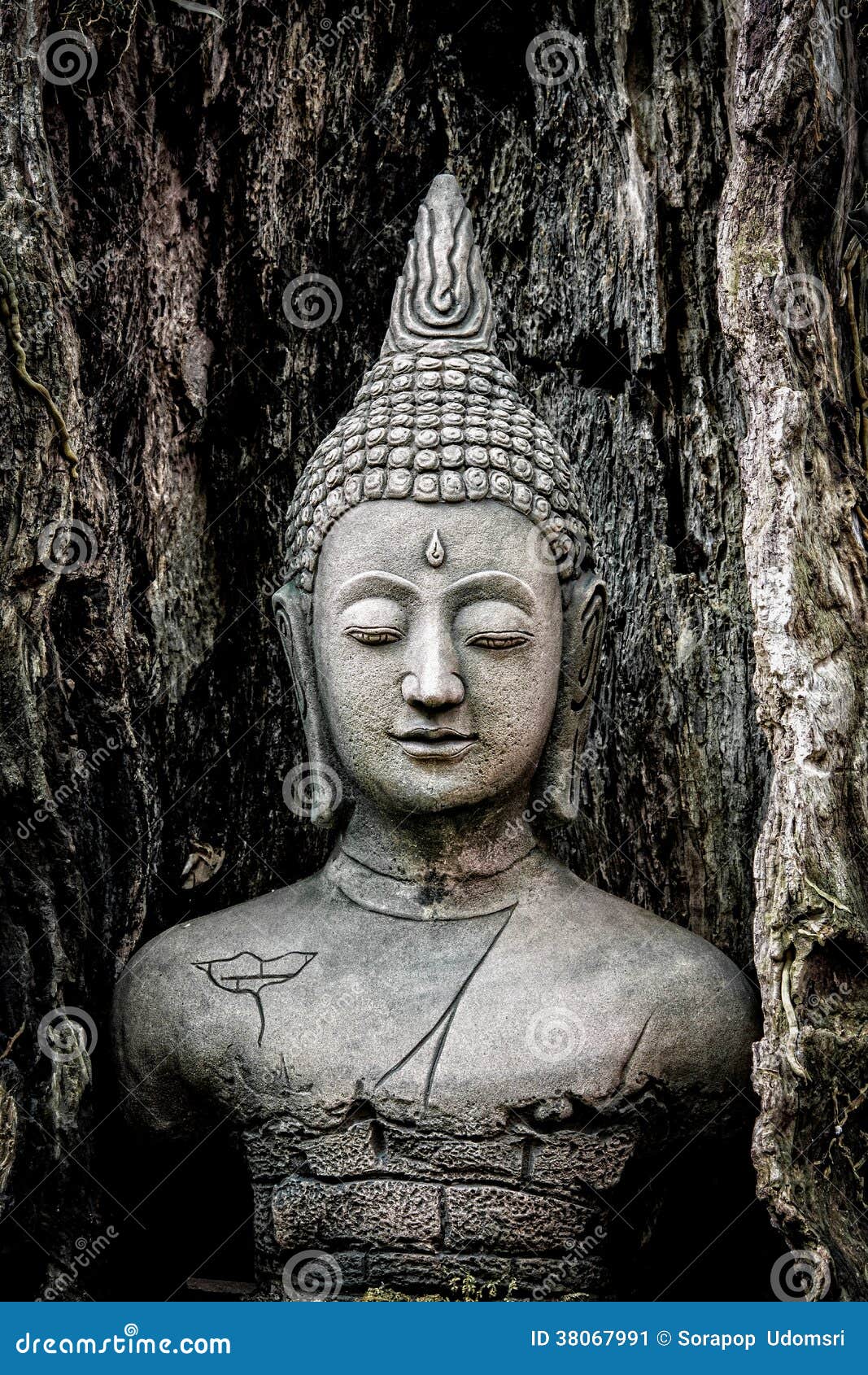 Old buddha statue stock image. Image of pattern, buddha - 38067991