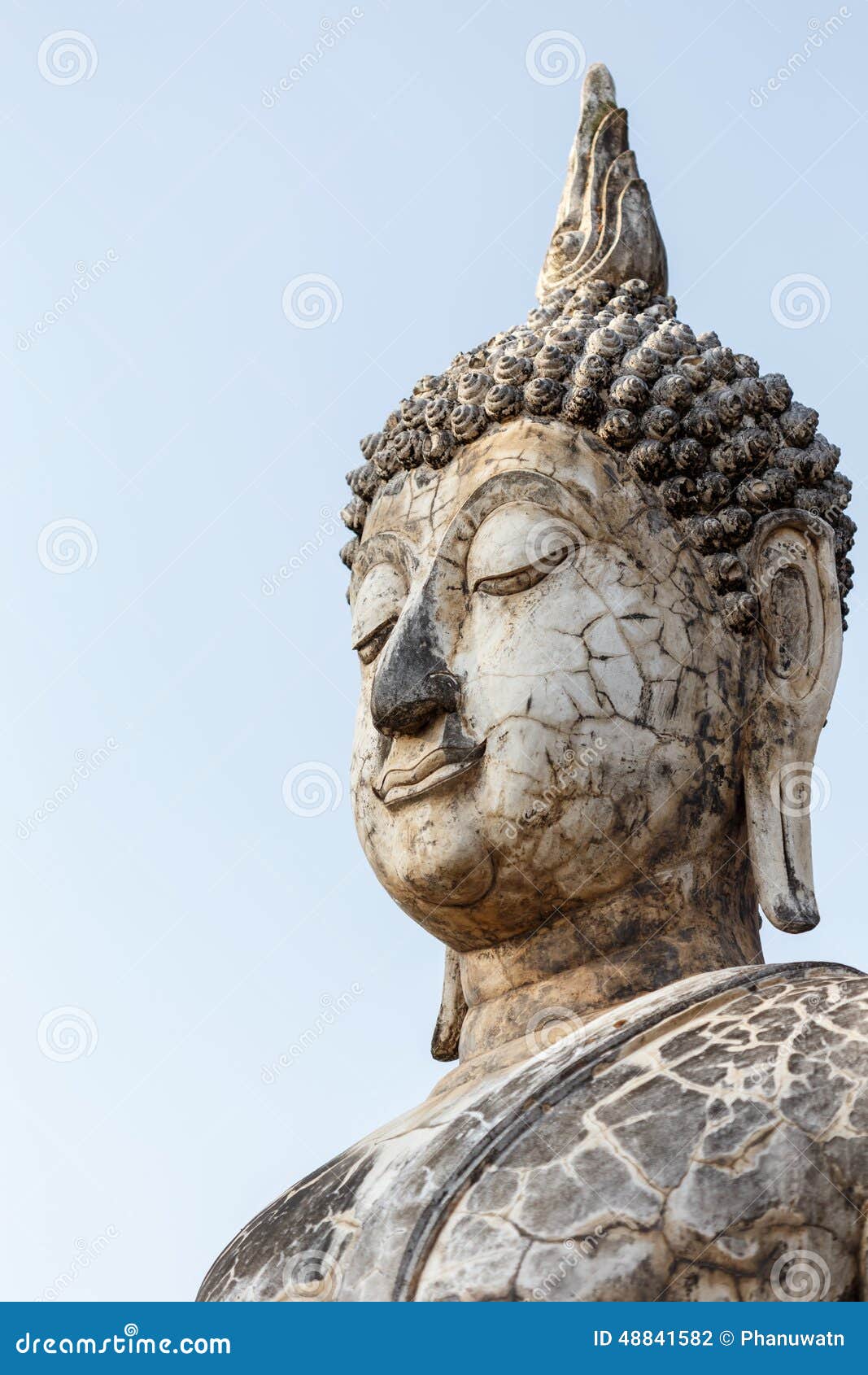 Old buddha statue stock photo. Image of ayuttaya, park - 48841582