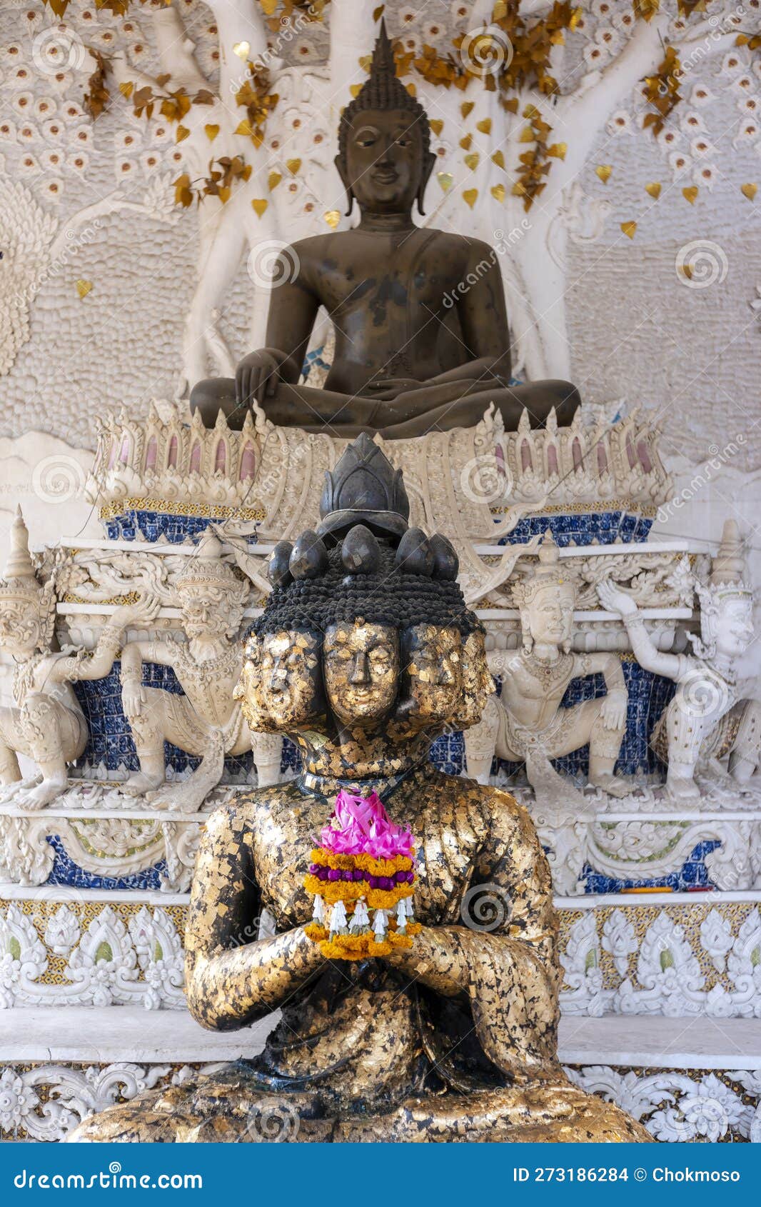 The old Buddha statue stock photo. Image of history - 273186284