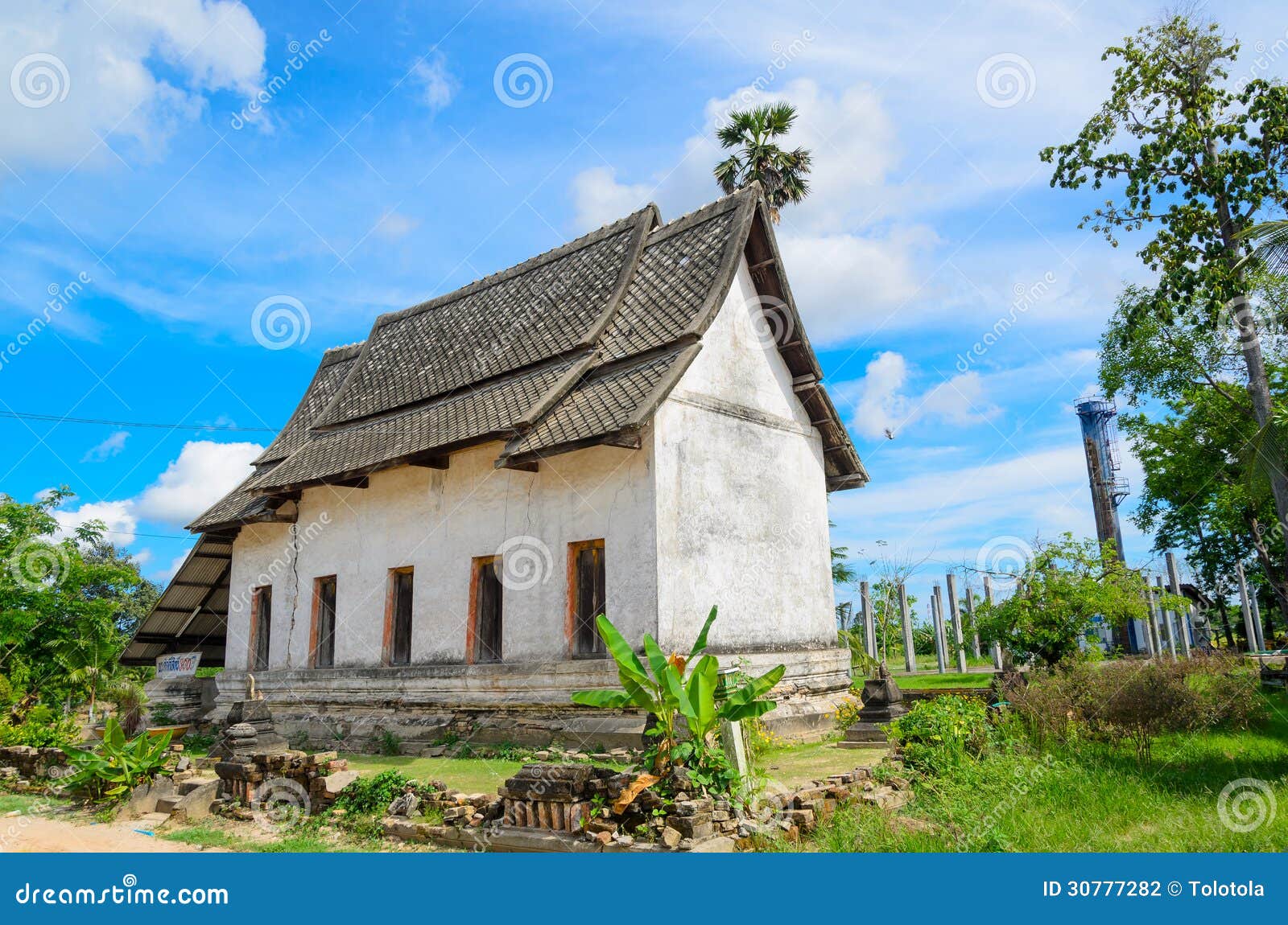 Old Buddhist church stock photo. Image of famous, asian - 30777282