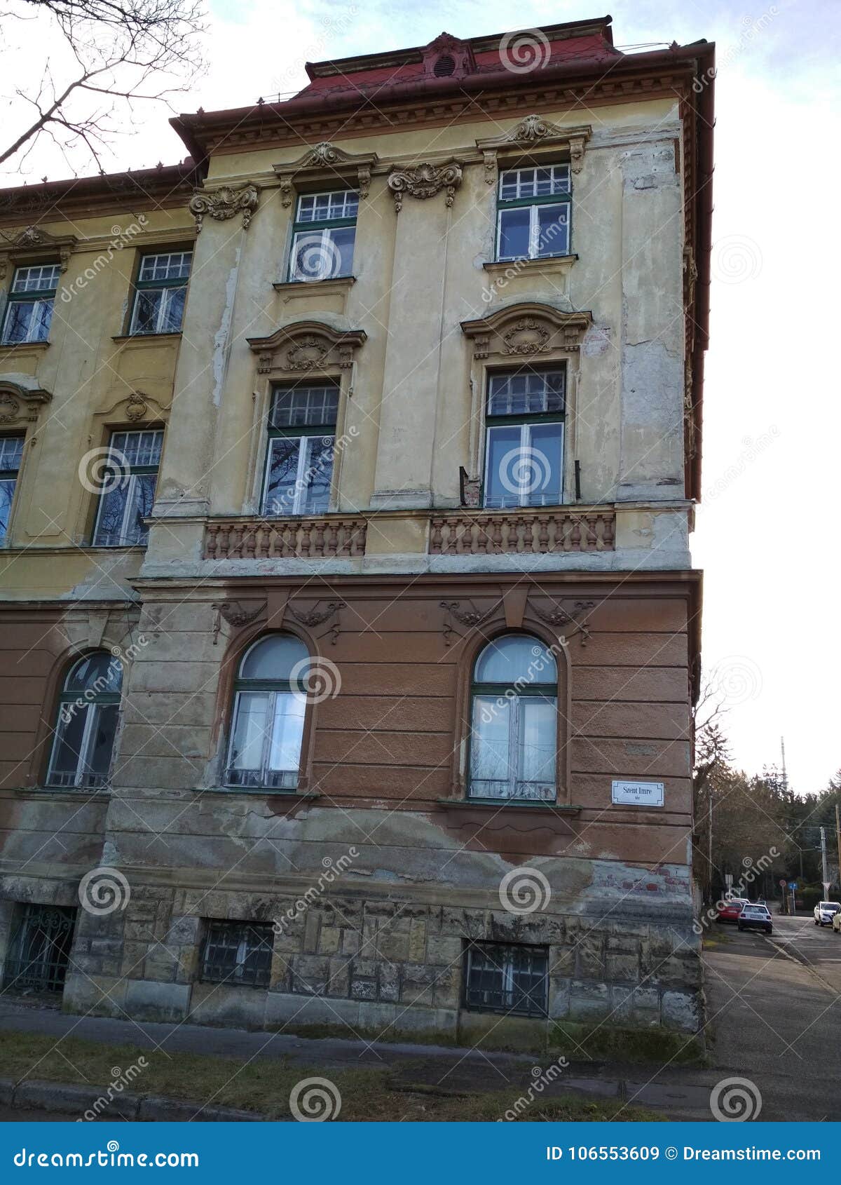 Old Building of a Abandoned Orphanage Stock Image - Image of rusty ...