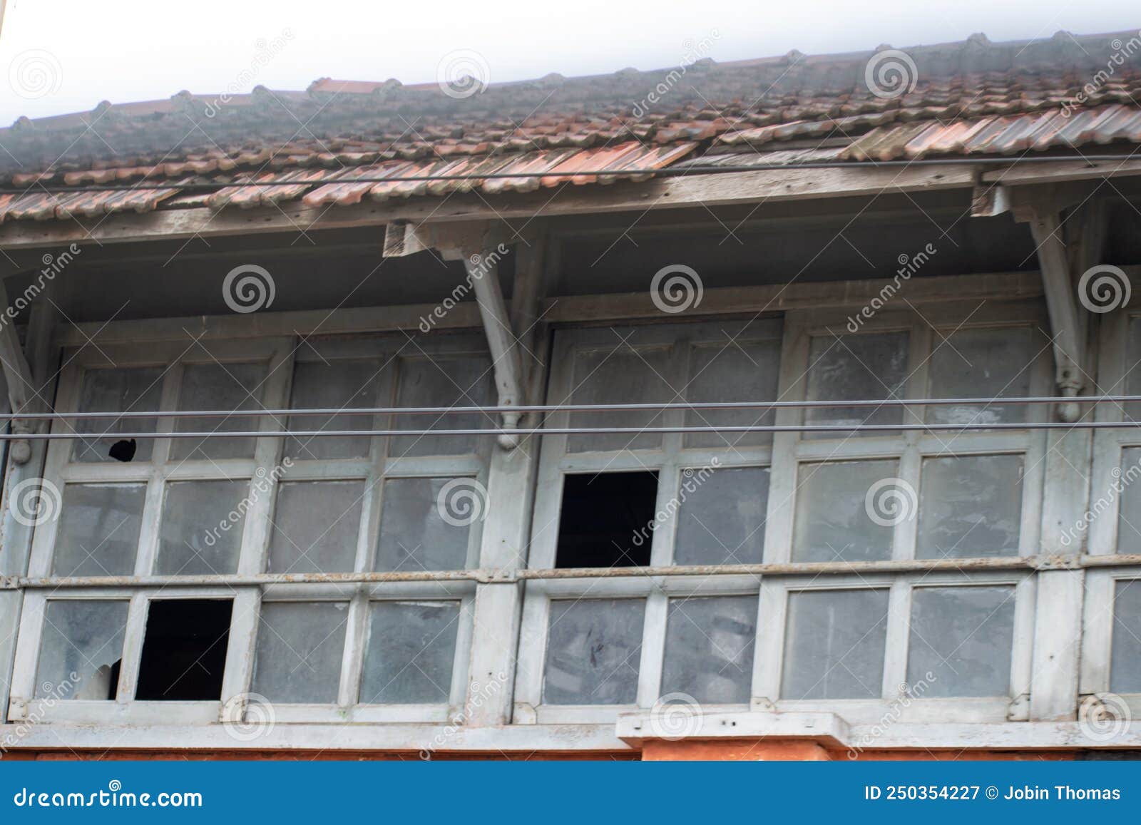 Old building and windows stock image. Image of polish - 250354227