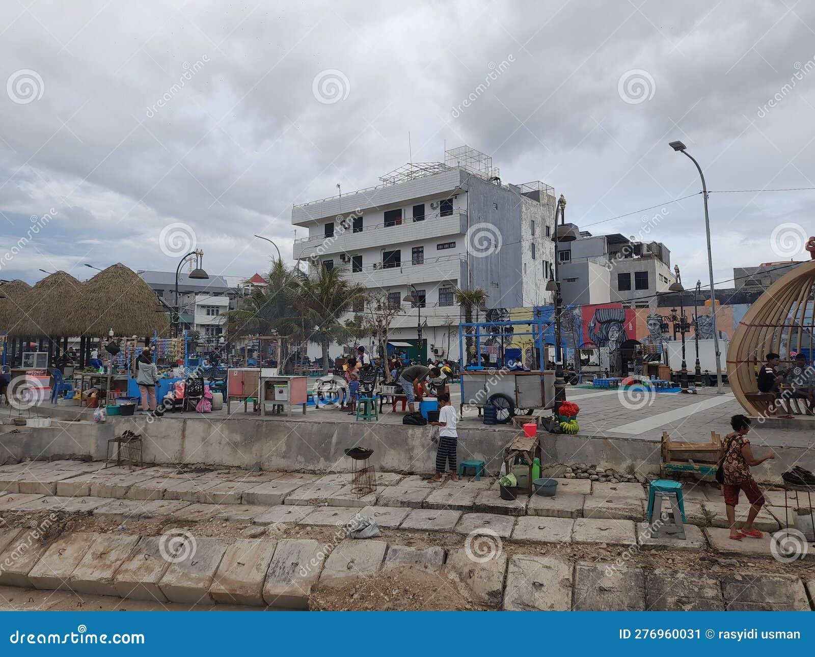 Old Building Around Beach of Kelapa Lima Kupang Editorial Photo - Image ...
