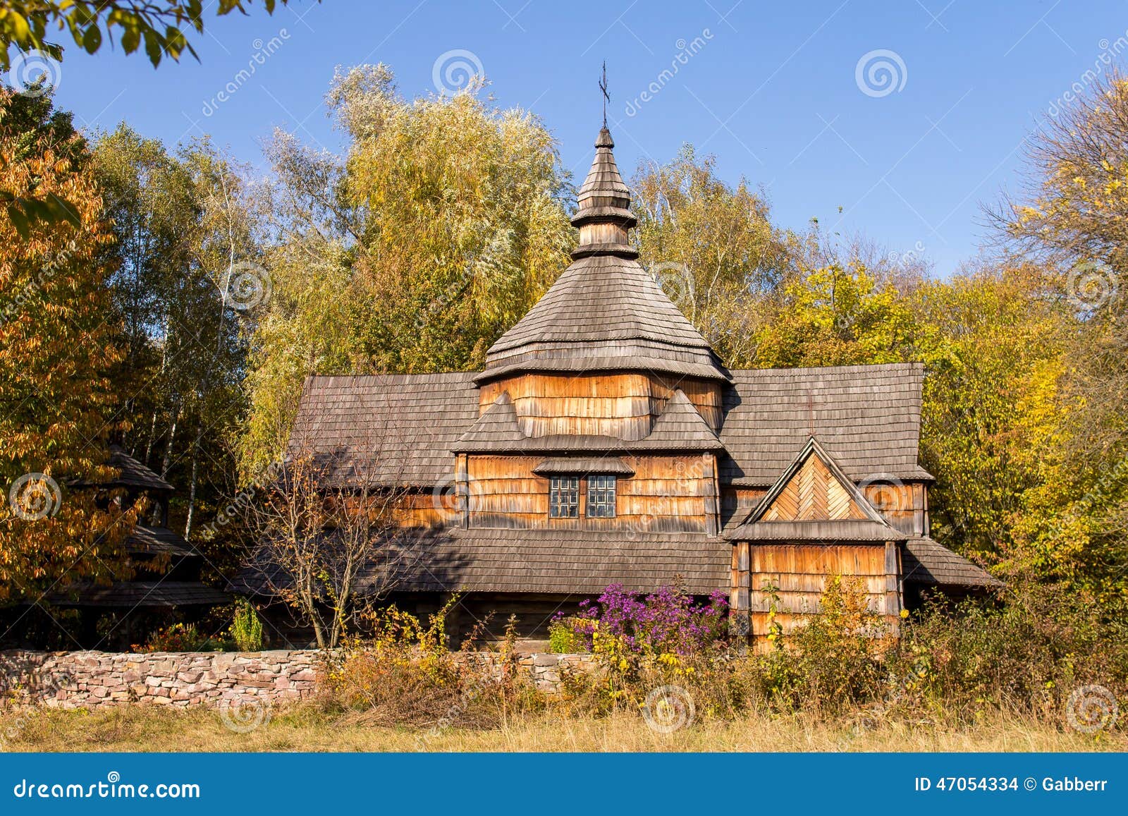 Old building stock photo. Image of sadness, autumn, park - 47054334