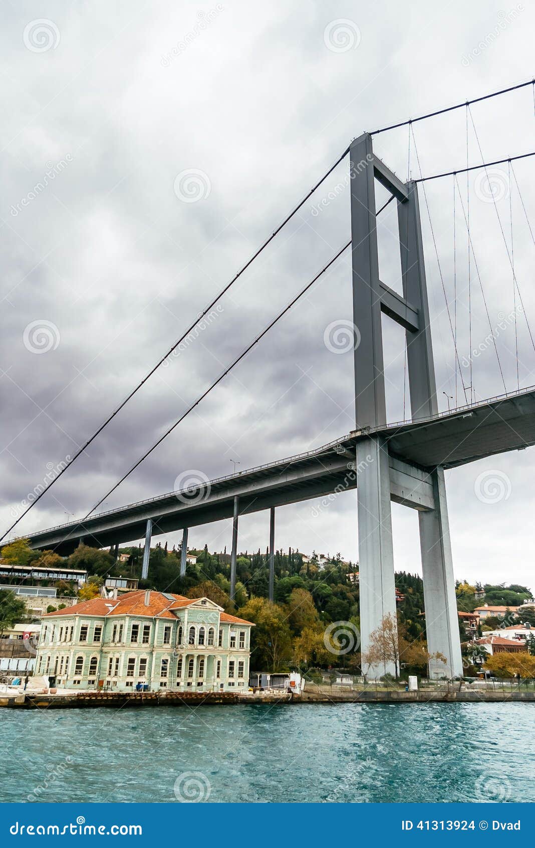 Old Building and Bridge in Istanbul Stock Photo - Image of ...
