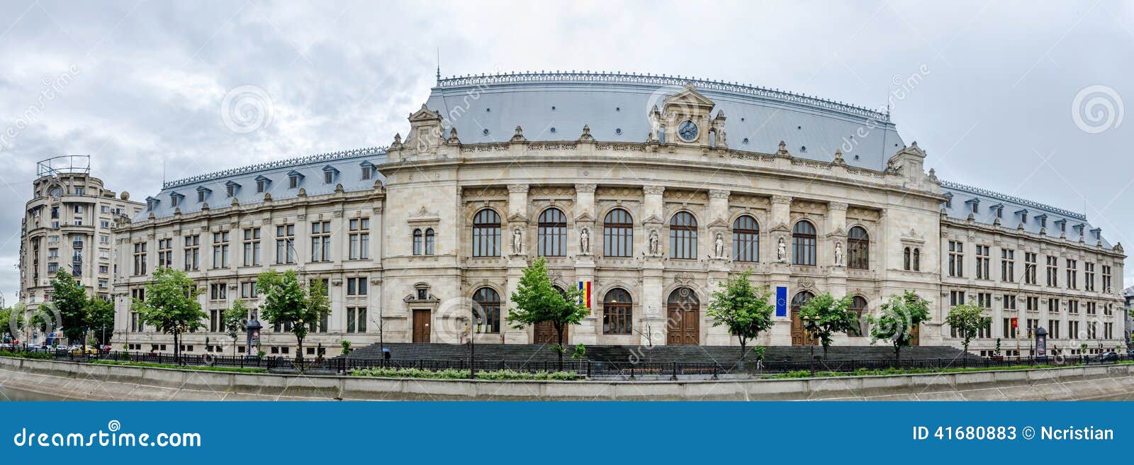 The Old Building, Courthouse of Bucharest. Editorial Stock Photo ...