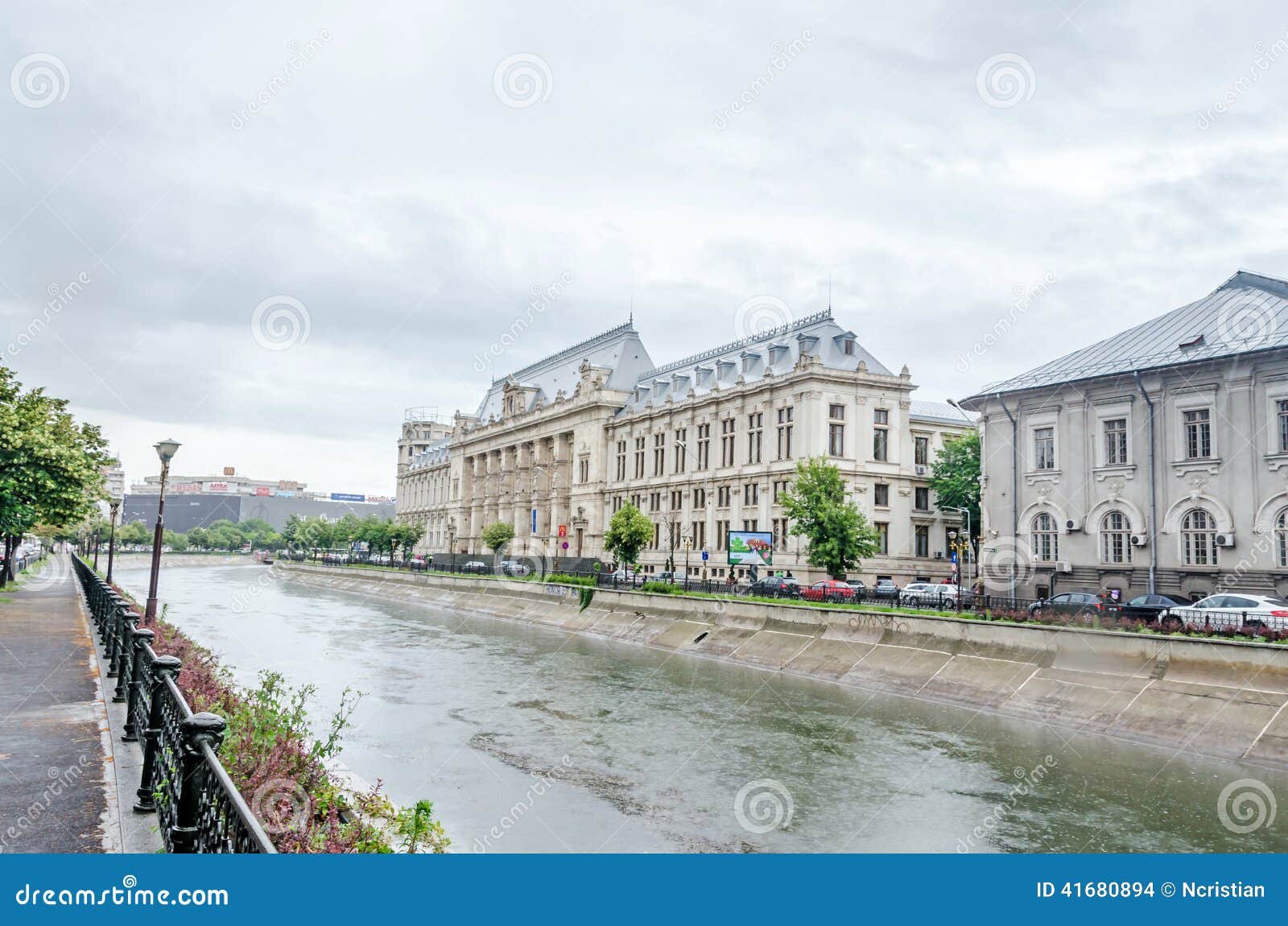 The Old Building, Courthouse of Bucharest. Editorial Stock Image ...