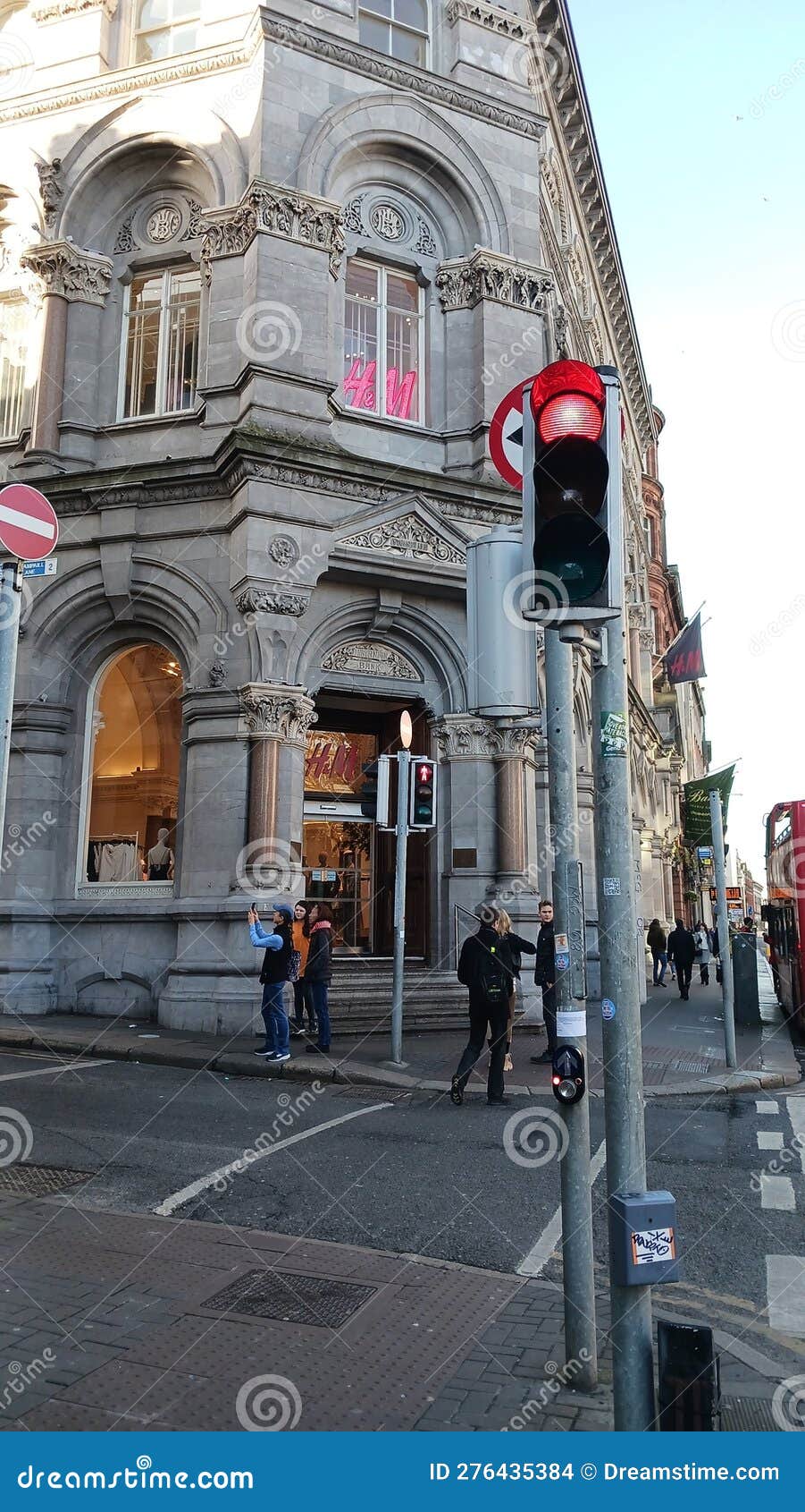 Old building in Dublin editorial stock image. Image of infrastructure ...