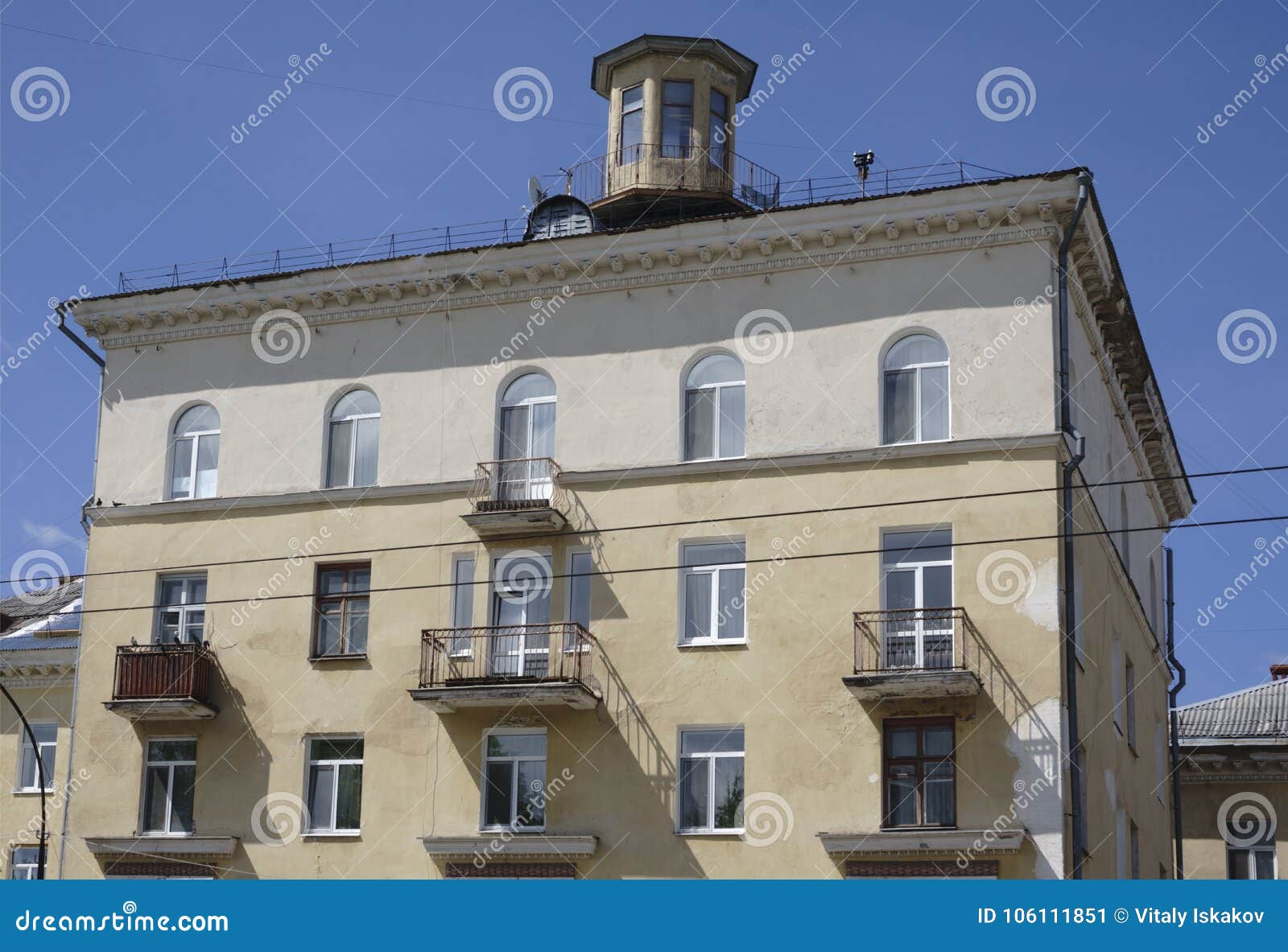 Old Downtown Building Facades