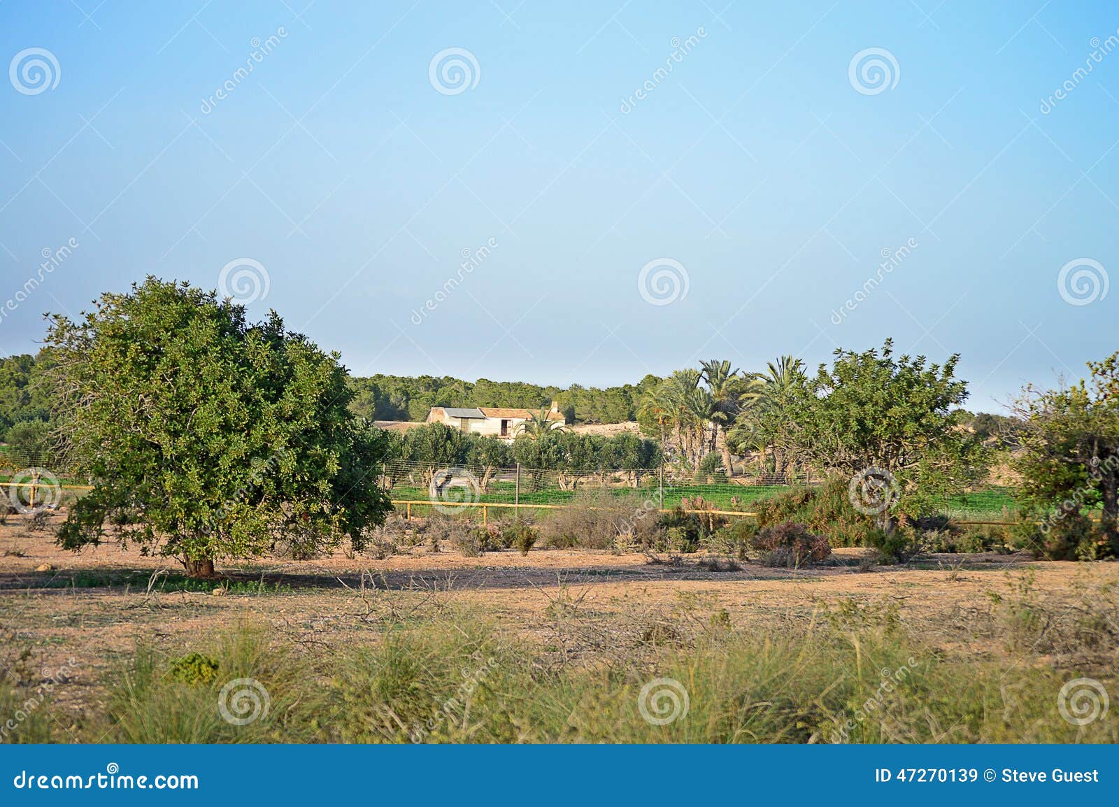 An Old Building - Remote Spanish Farmhouse Stock Image - Image of ...