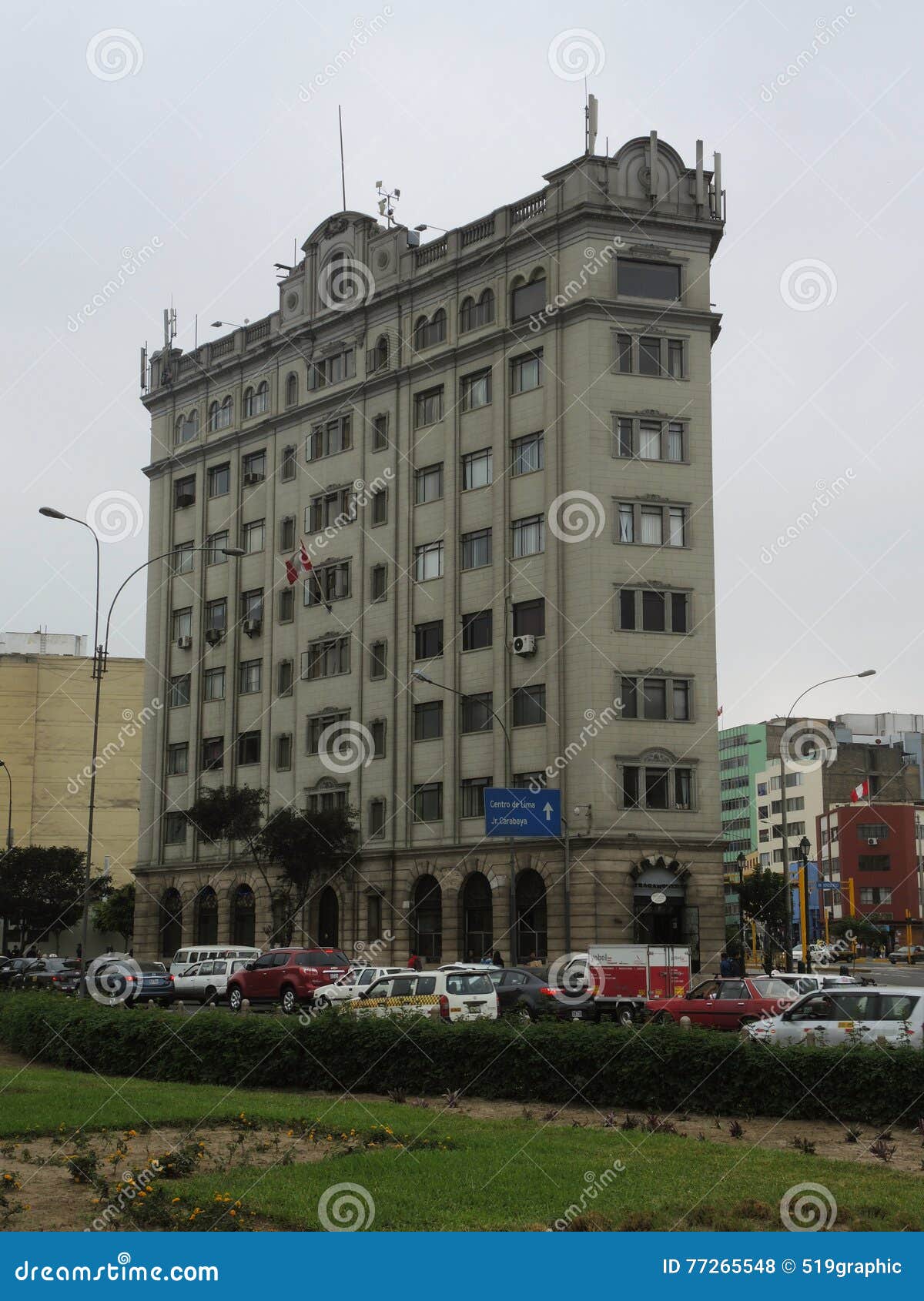 Old Building in Lima, Peru. Editorial Stock Photo - Image of grand ...