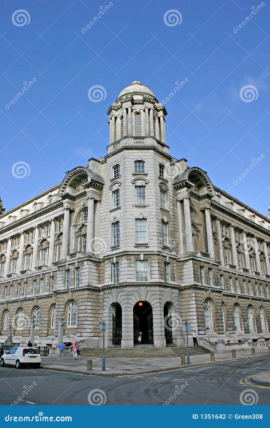 Old Building in Liverpool stock photo. Image of slate - 1351642