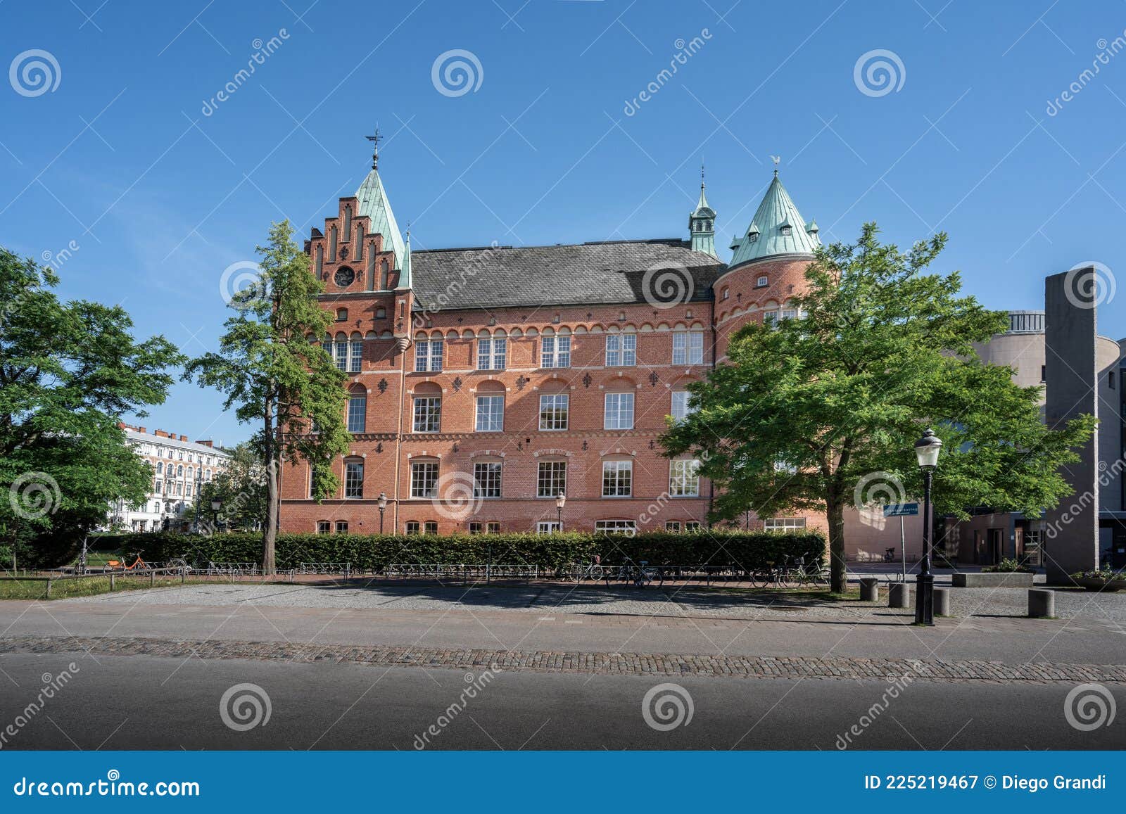 Old Building of Malmo City Library - Malmo, Sweden Stock Image - Image ...