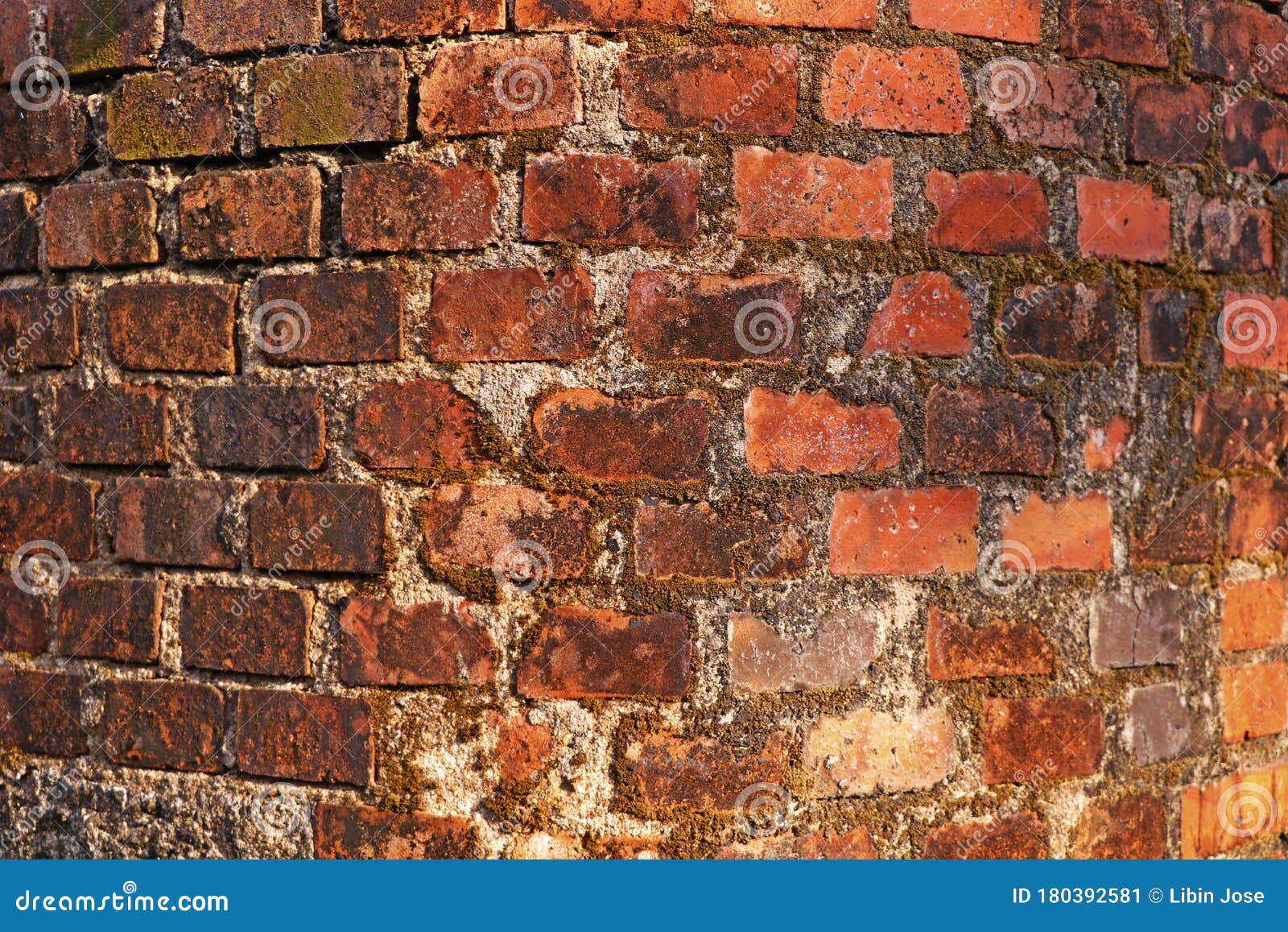 Old Building Material Clay Bricks Patterns Stock Image - Image of ...