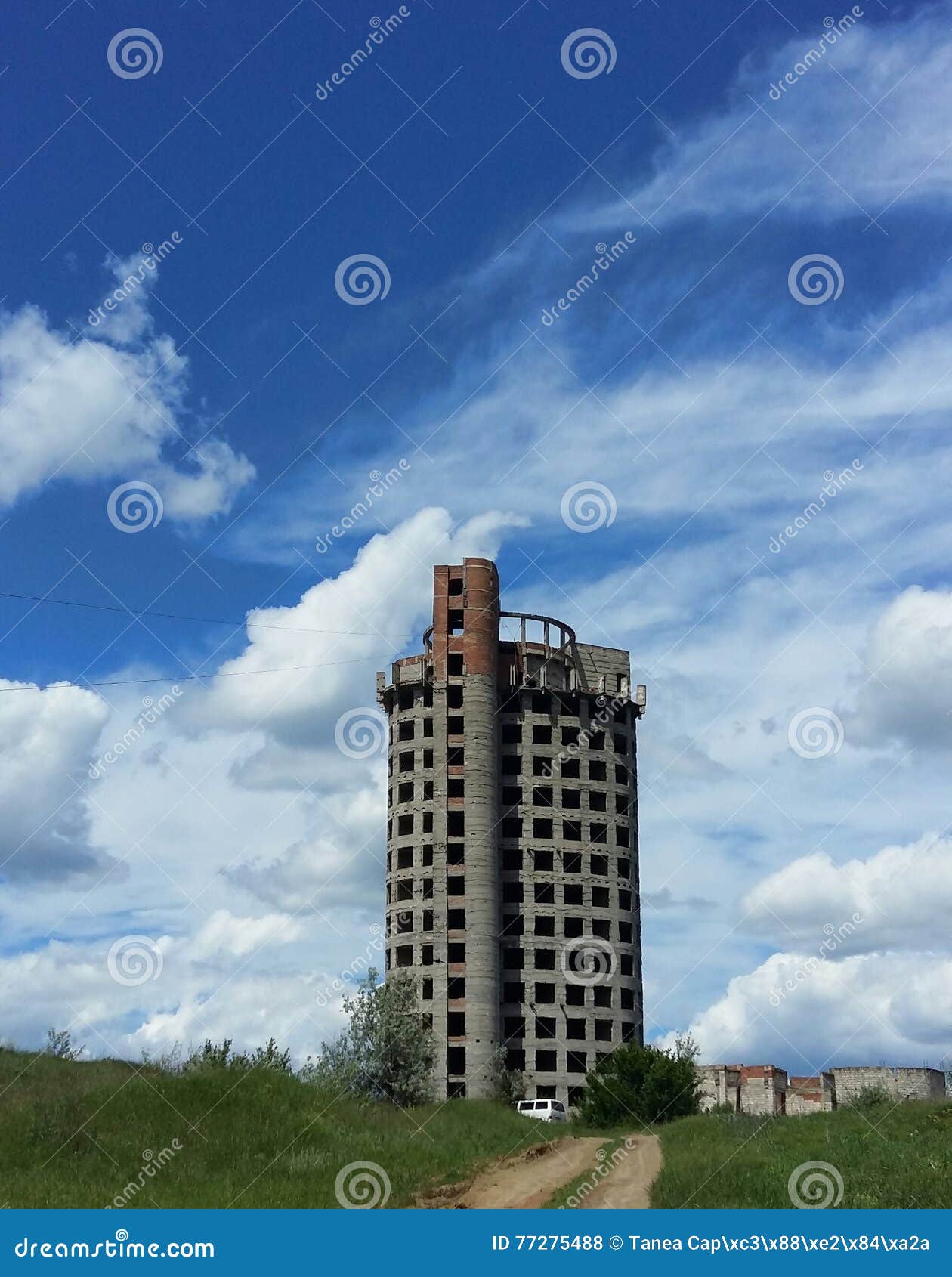 Old building stock photo. Image of ruins, moldova, building - 77275488