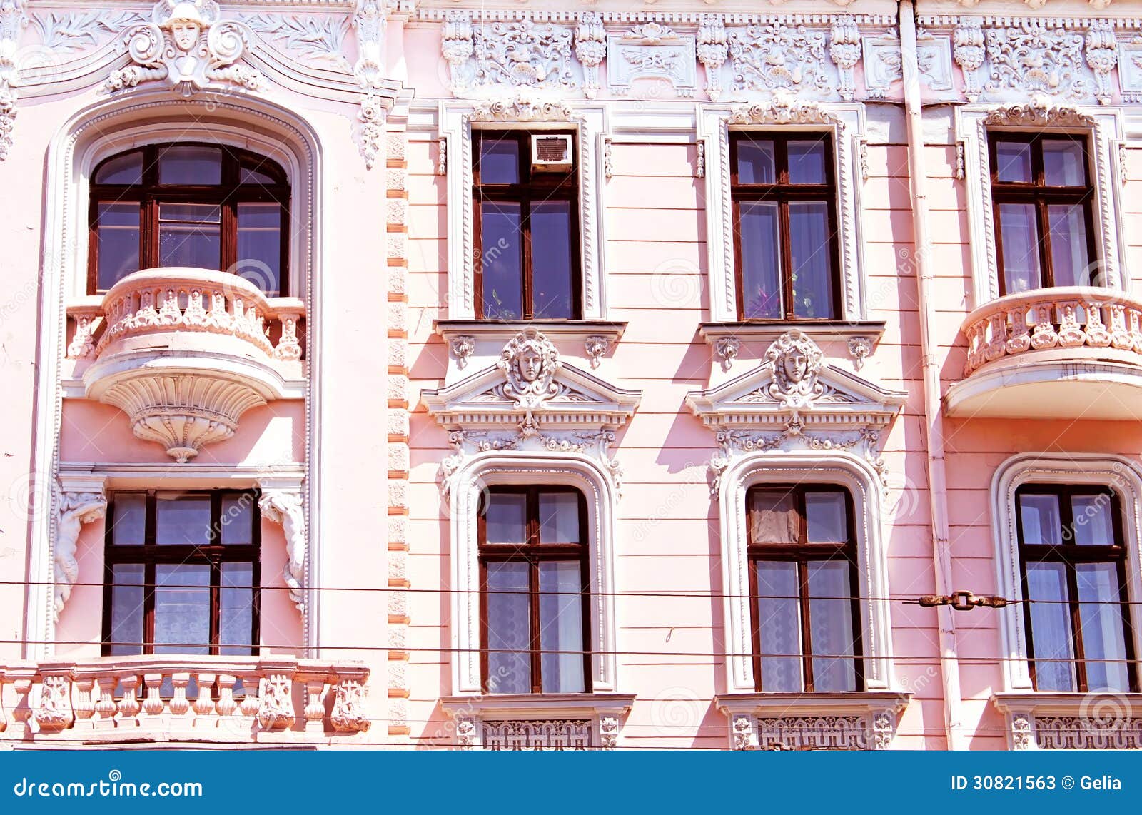 Old Building in Odessa, Ukraine Stock Image - Image of classic, palace ...