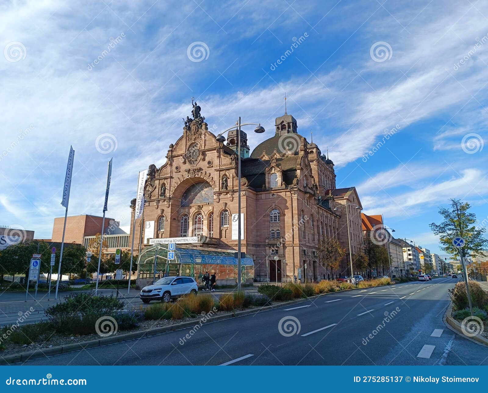 The Old Building of the Opera House in Nuremberg Editorial Photography ...