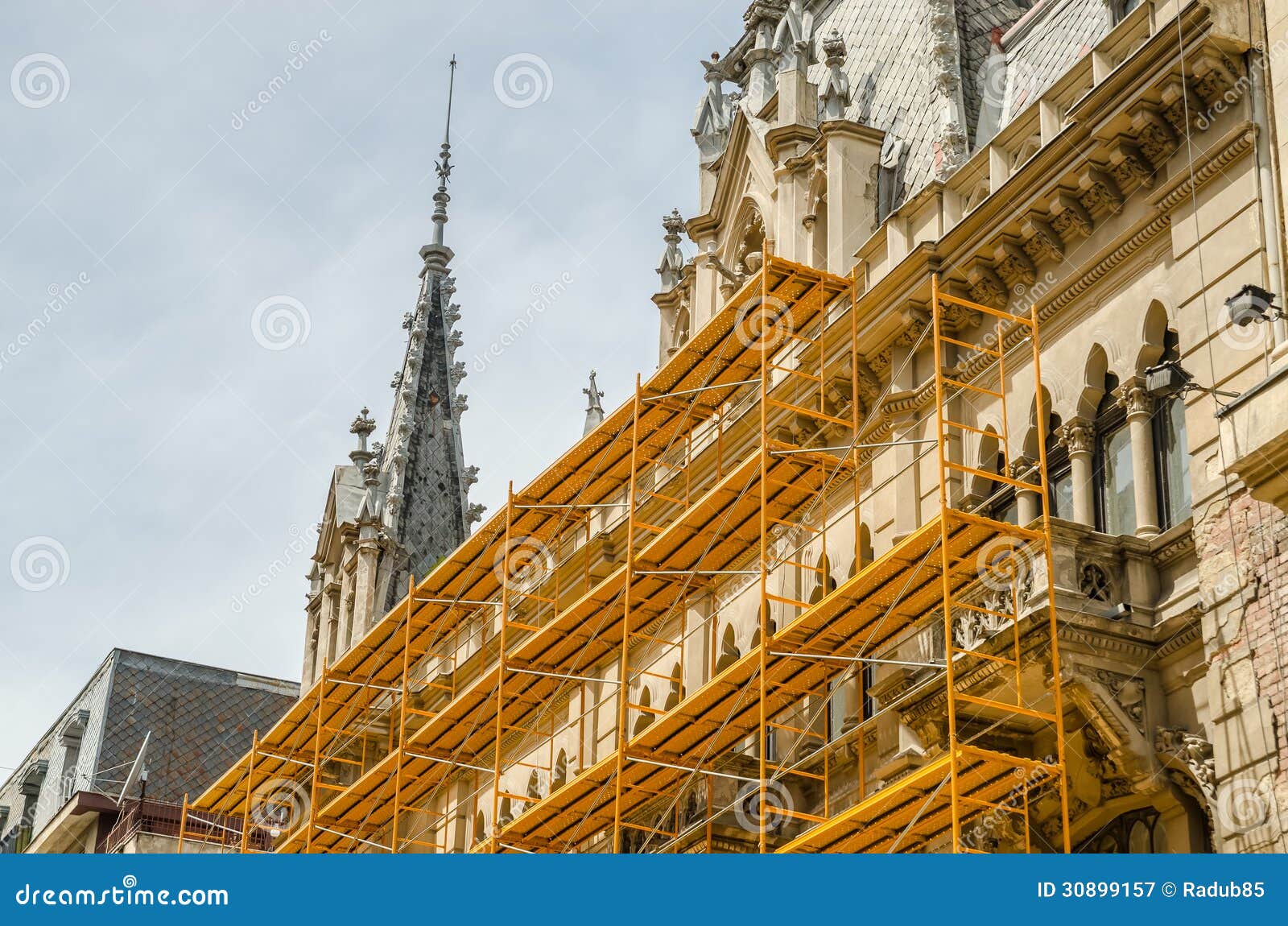Old Building Renovation stock image. Image of building - 30899157